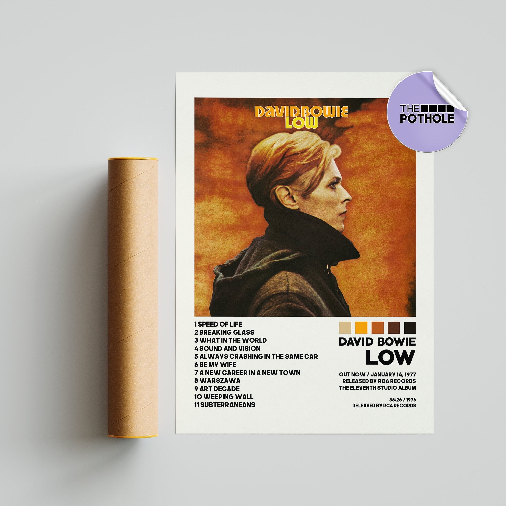 POSTER David Bowie Posters / Low Poster / Album Cover Poster, Poster ...