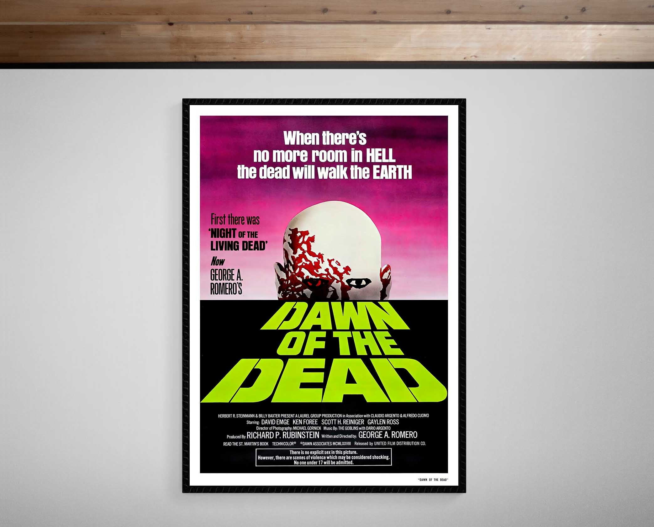 POSTER Dawn of the Dead • 1978 • Giclée Print-UNFRAMED - Walmart.com