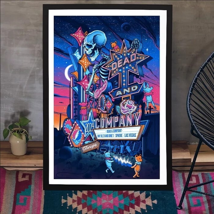 POSTER Dead & Company Show At The Sphere On May 30, 31 & June 1 2024 ...