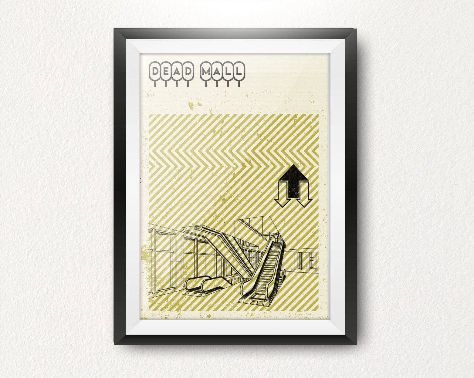 POSTER Dead Mall. Liminal Space. Minimalist. Limited Edition Print ...
