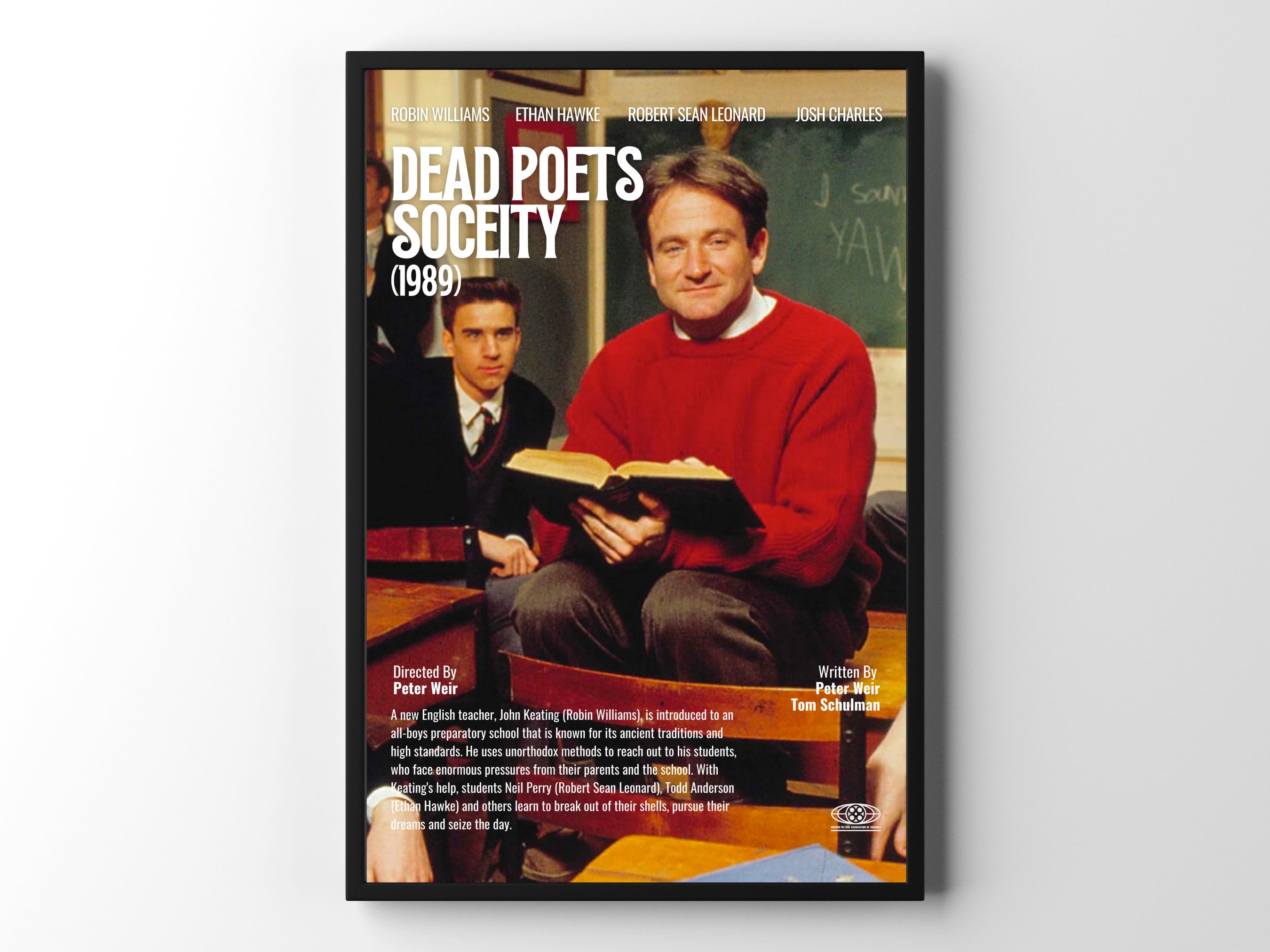 POSTER Dead Poets Society (1989) Movie Poster-UNFRAMED - Walmart.com