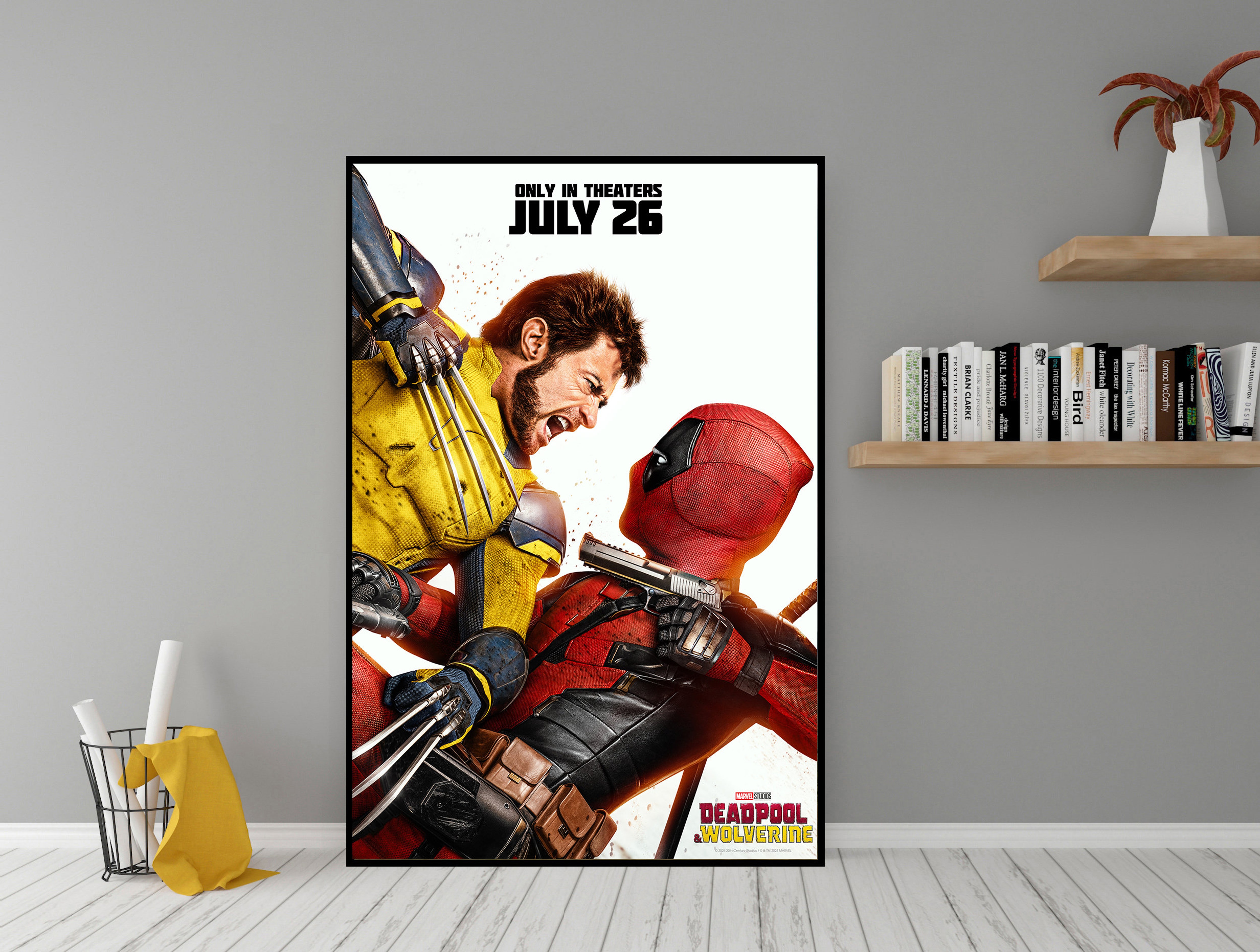 POSTER Deadpool & Wolverine Movie Poster - High Quality Wall Art - Room ...