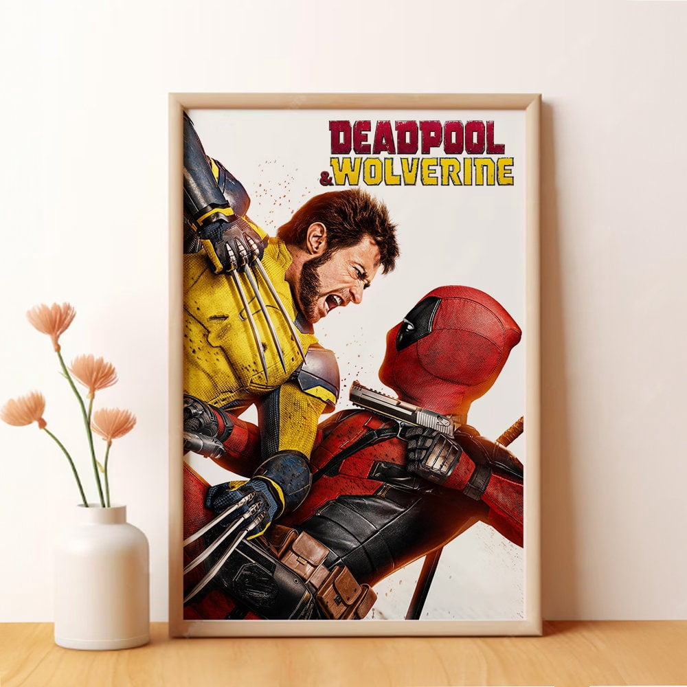 POSTER Deadpool & Wolverine Poster, Movie Poster, Wall Art, Room ...