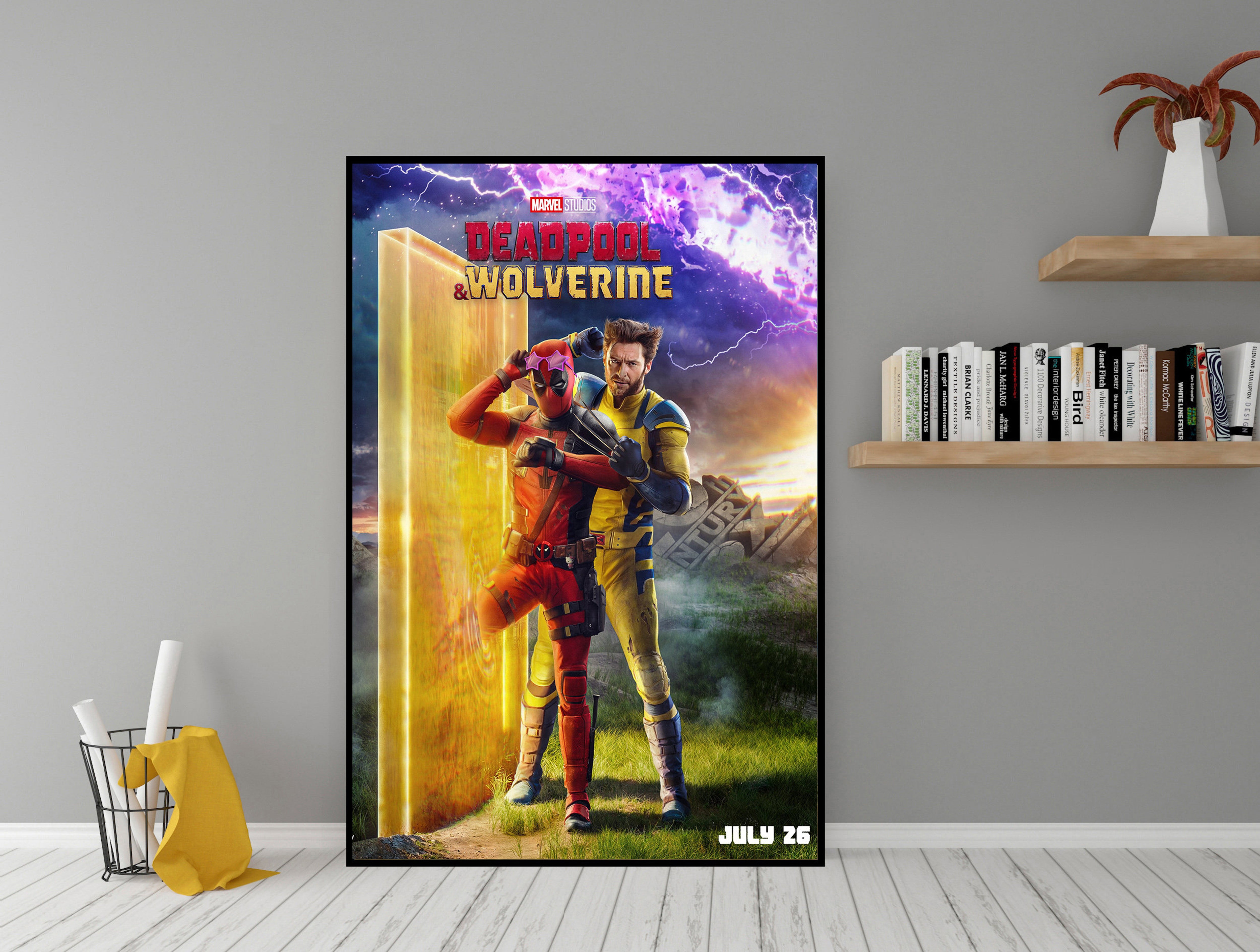 POSTER Deadpool and Wolverine Movie Poster - High Quality Wall Art ...