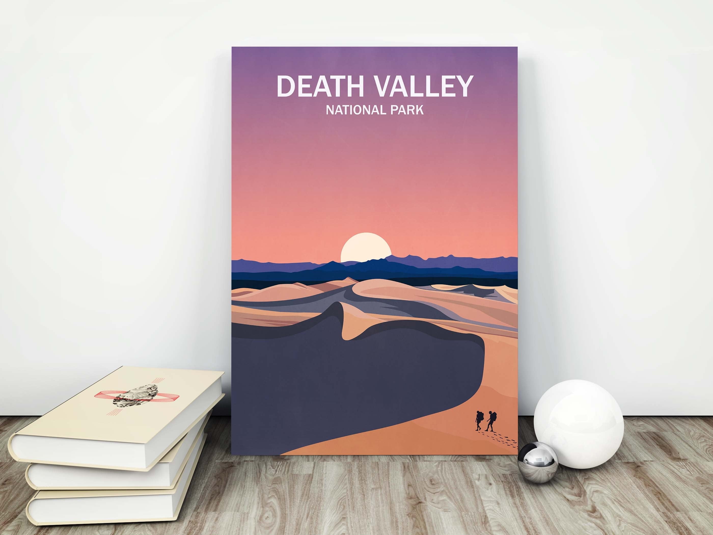 POSTER Death Valley Art Print Poster Death Valley National Park Art ...