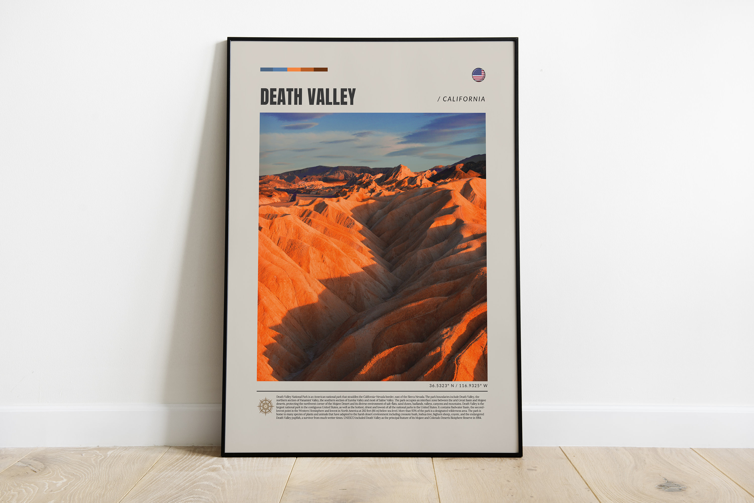 POSTER Death Valley National Park Poster, California Print, Travel ...