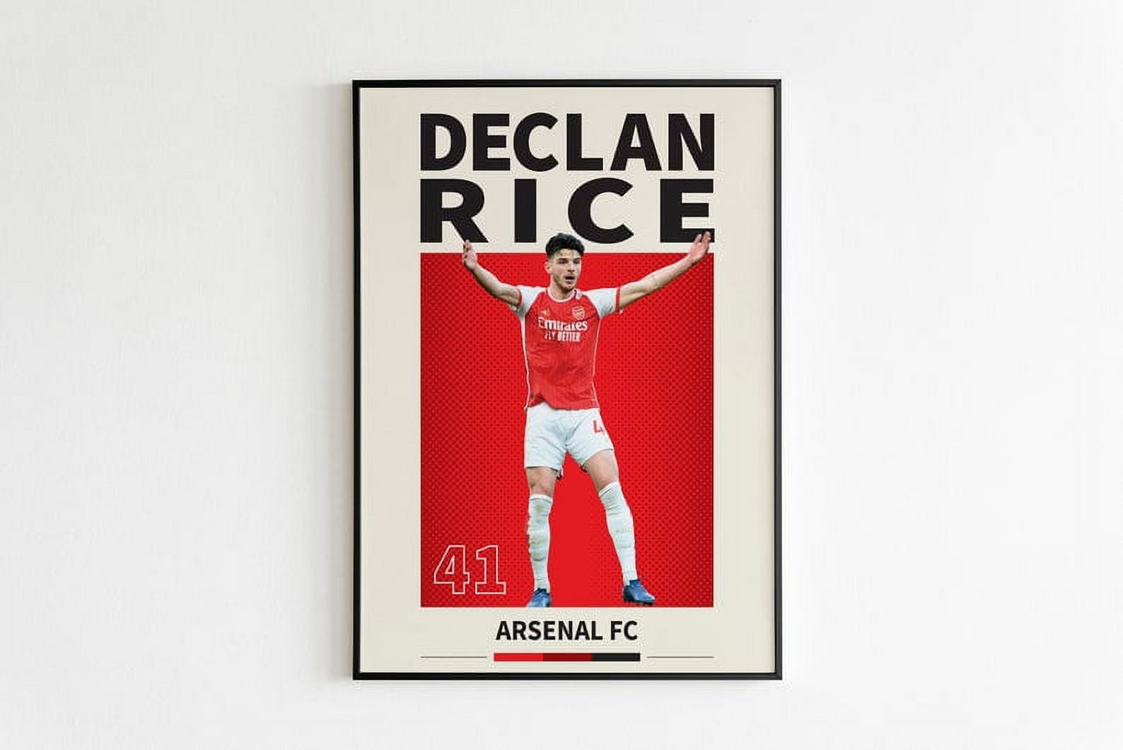 POSTER Declan Rice Poster, Declan Rice Arsenal poster, Rice Poster ...