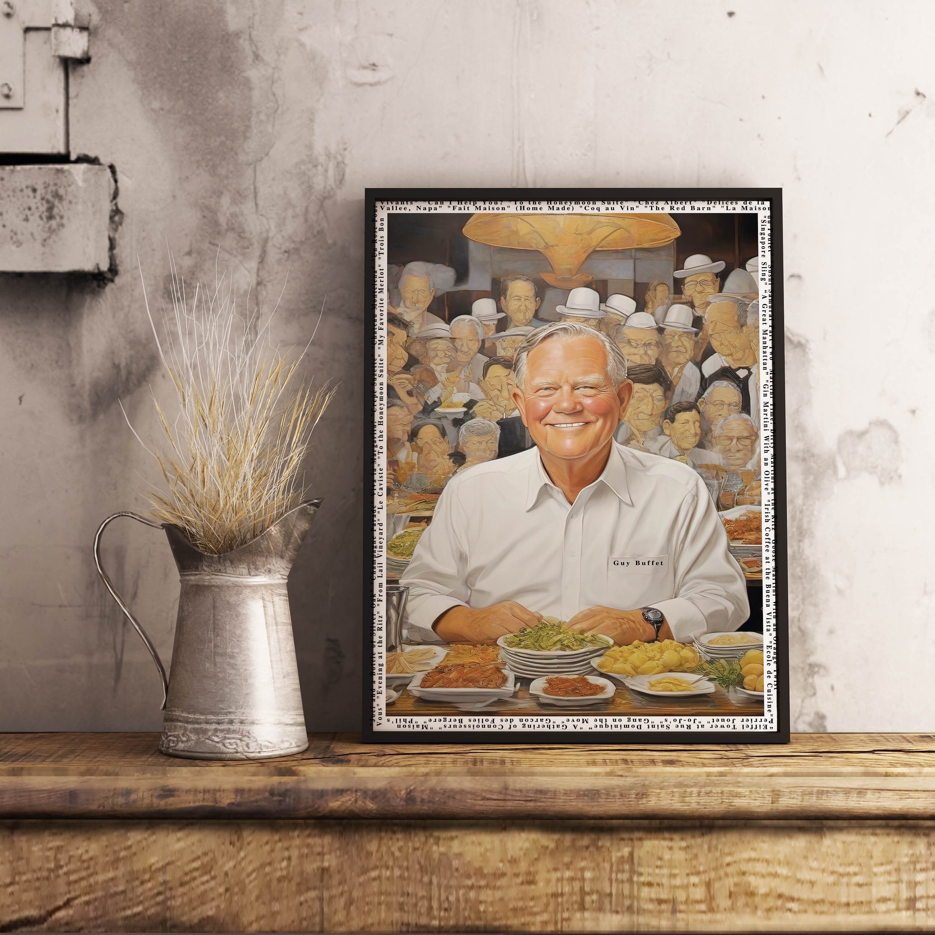 POSTER Dedicated to Guy Buffet The Making Of Perfect - Vintage Food ...