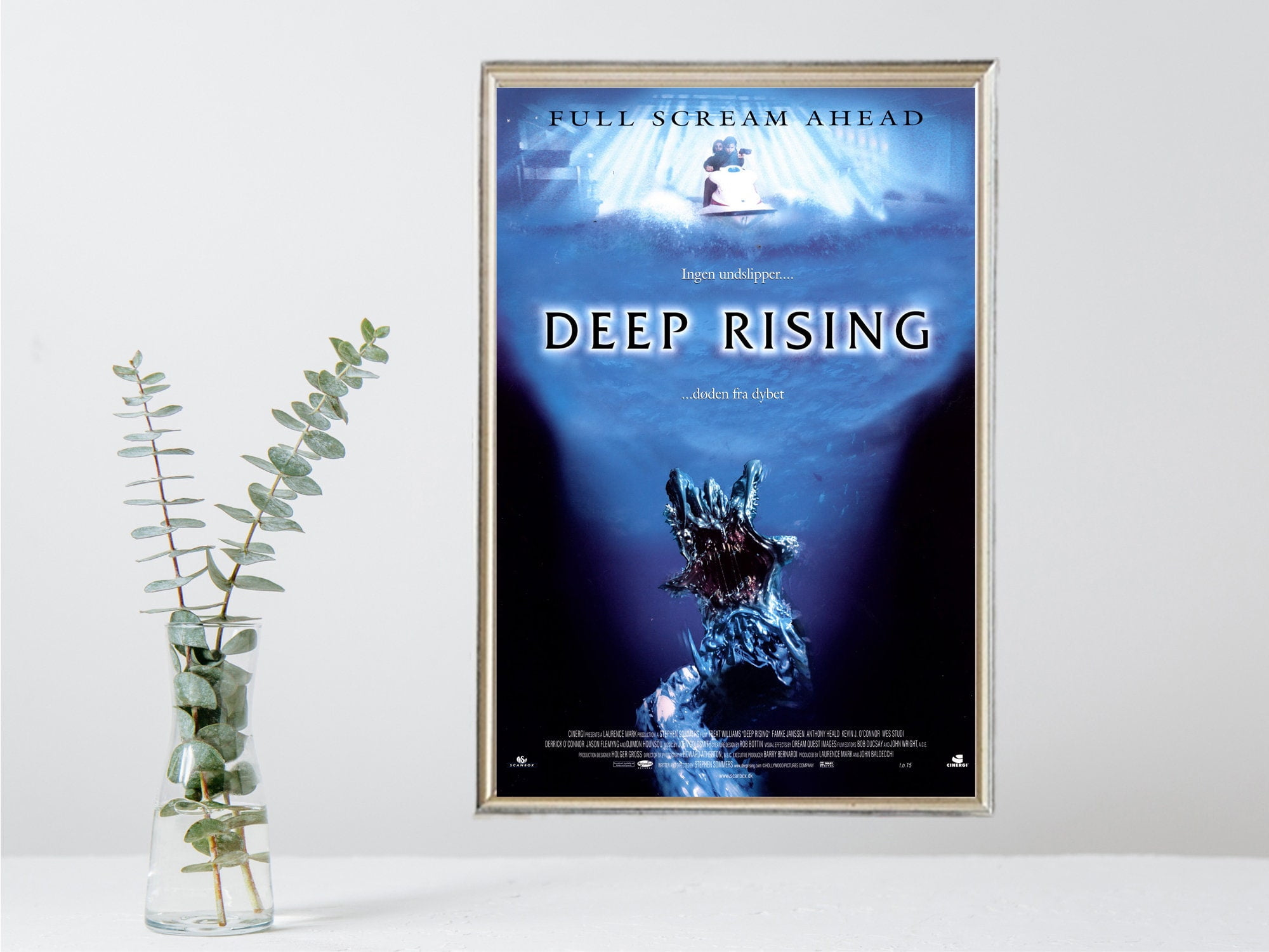 POSTER Deep Rising Movie Poster- Vintage Movie Poster - Limited Edition ...