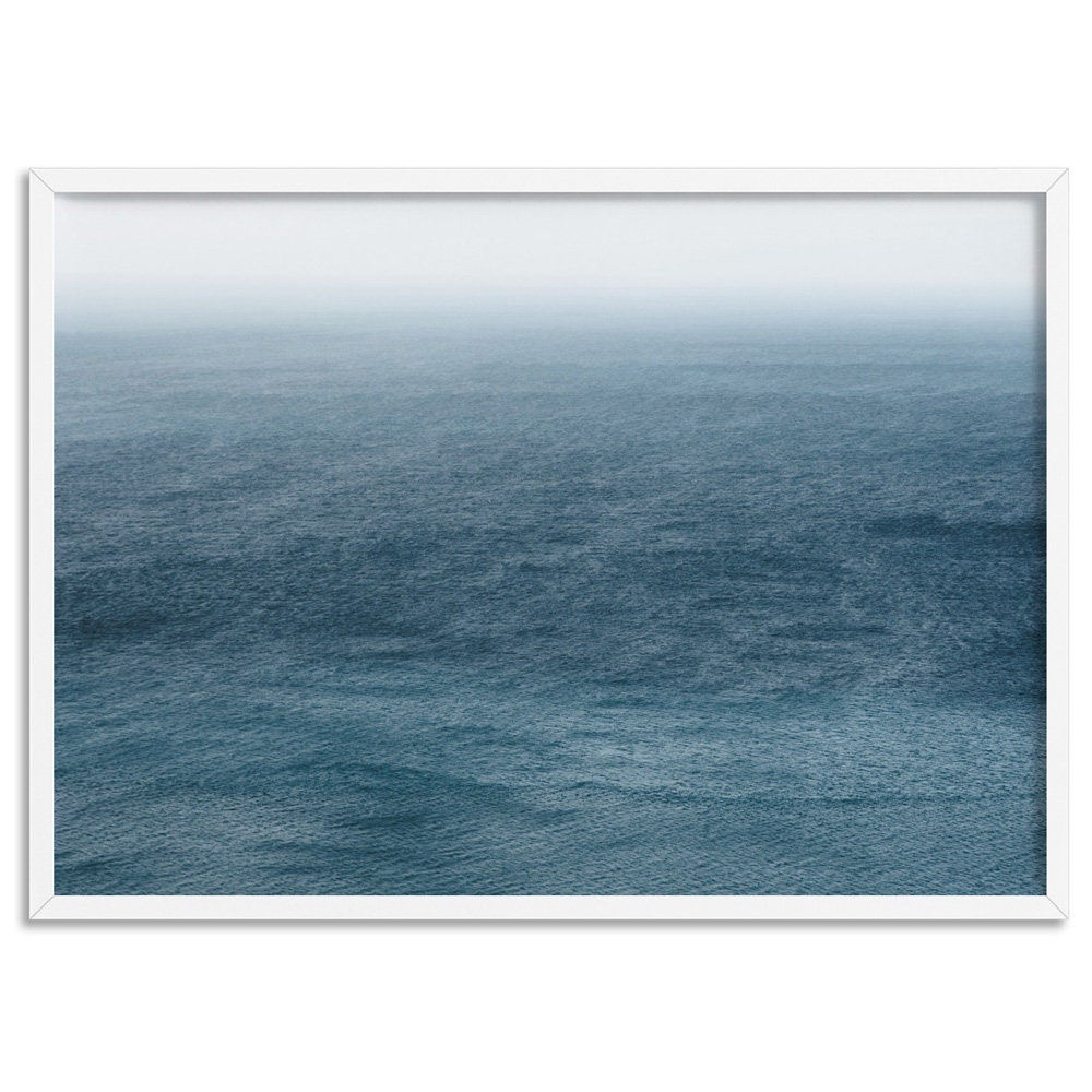 POSTER Deep Sea Ocean View. Landscape Wall Art. Ocean Photography. Calm ...
