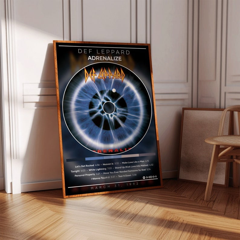 POSTER Def Leppard Poster | Adrenalize Poster | Album Poster Print ...