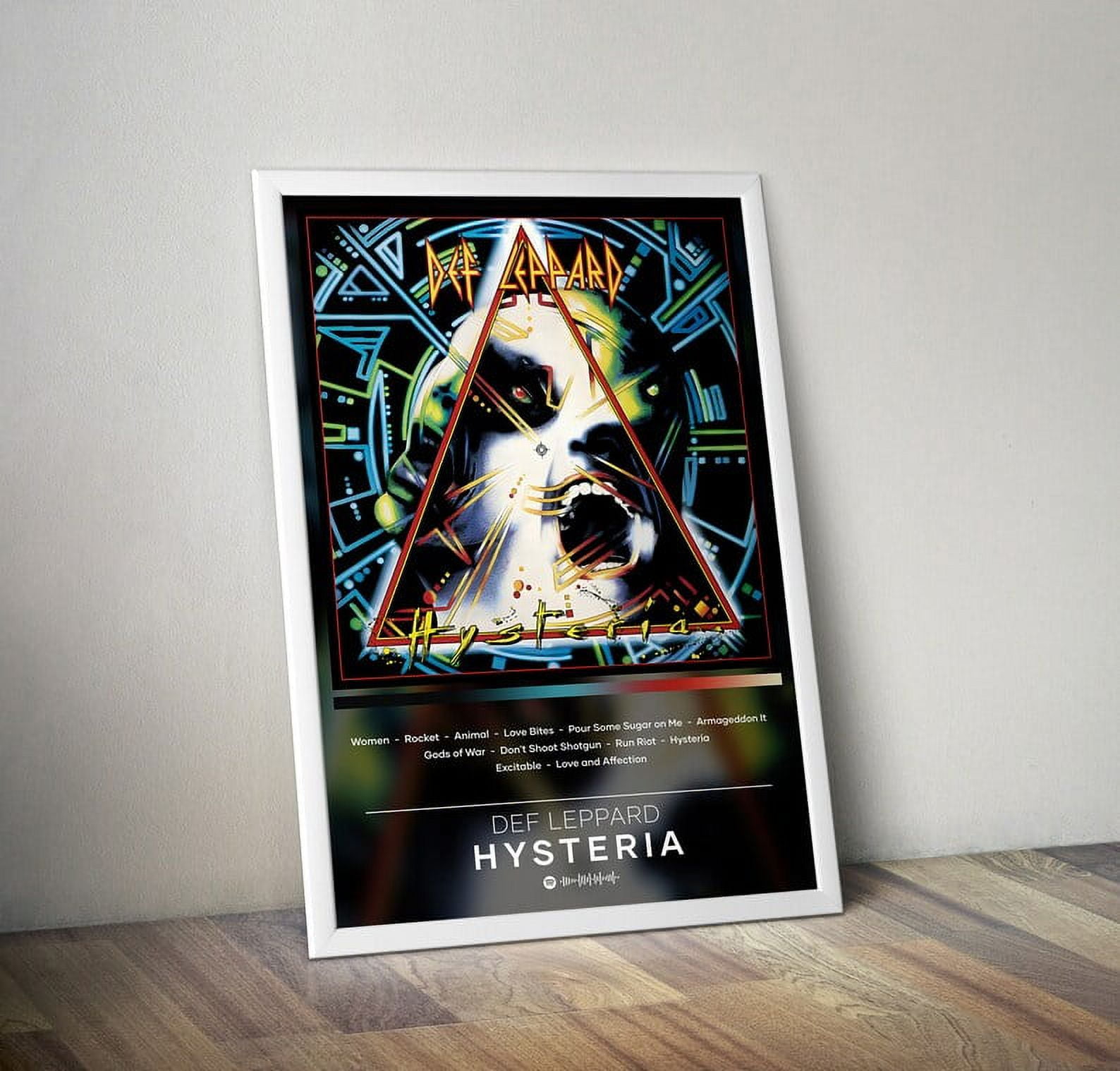 POSTER Def Leppard Poster Print | Hysteria Poster | Album Poster Prints ...