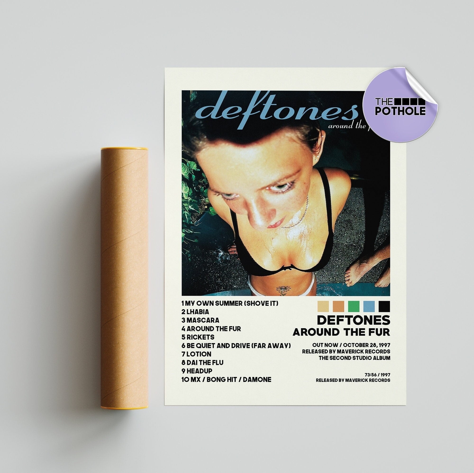 POSTER Deftones Posters / Around the Fur Poster, Album Cover Poster ...