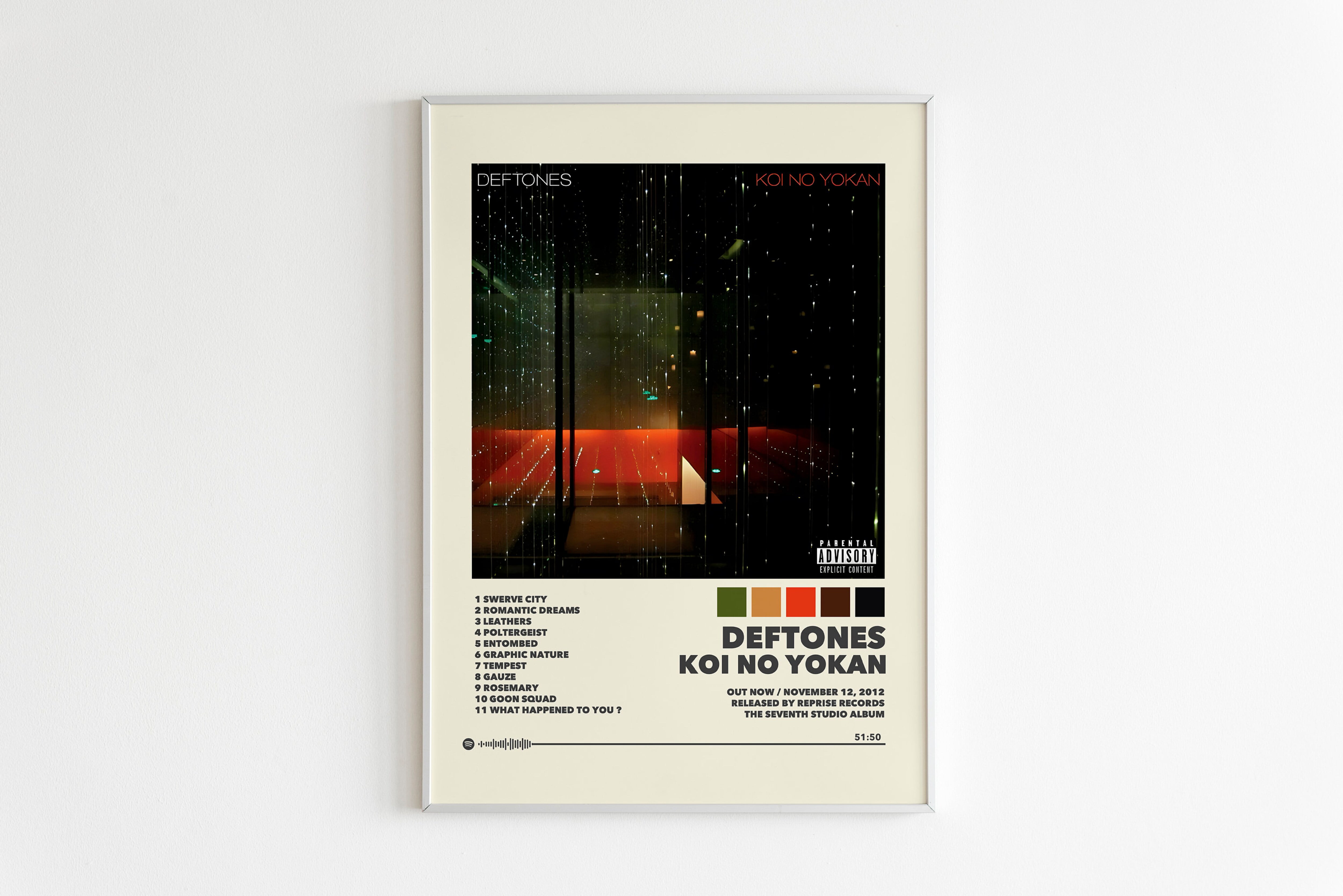 POSTER Deftones Posters / Koi No Yokan Poster, Album Cover Poster ...