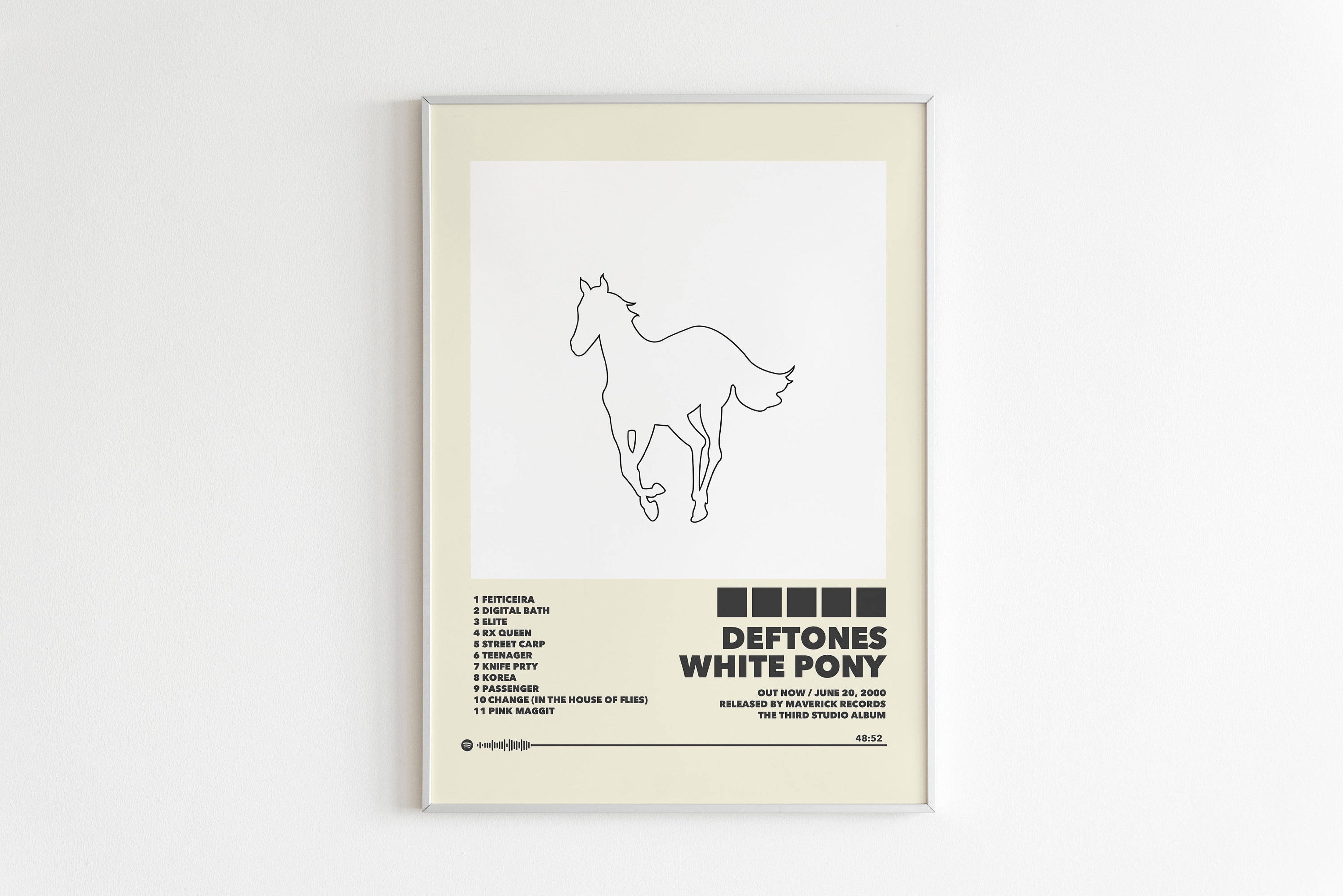 POSTER Deftones Posters / White Pony Poster, Album Cover Poster, Print ...
