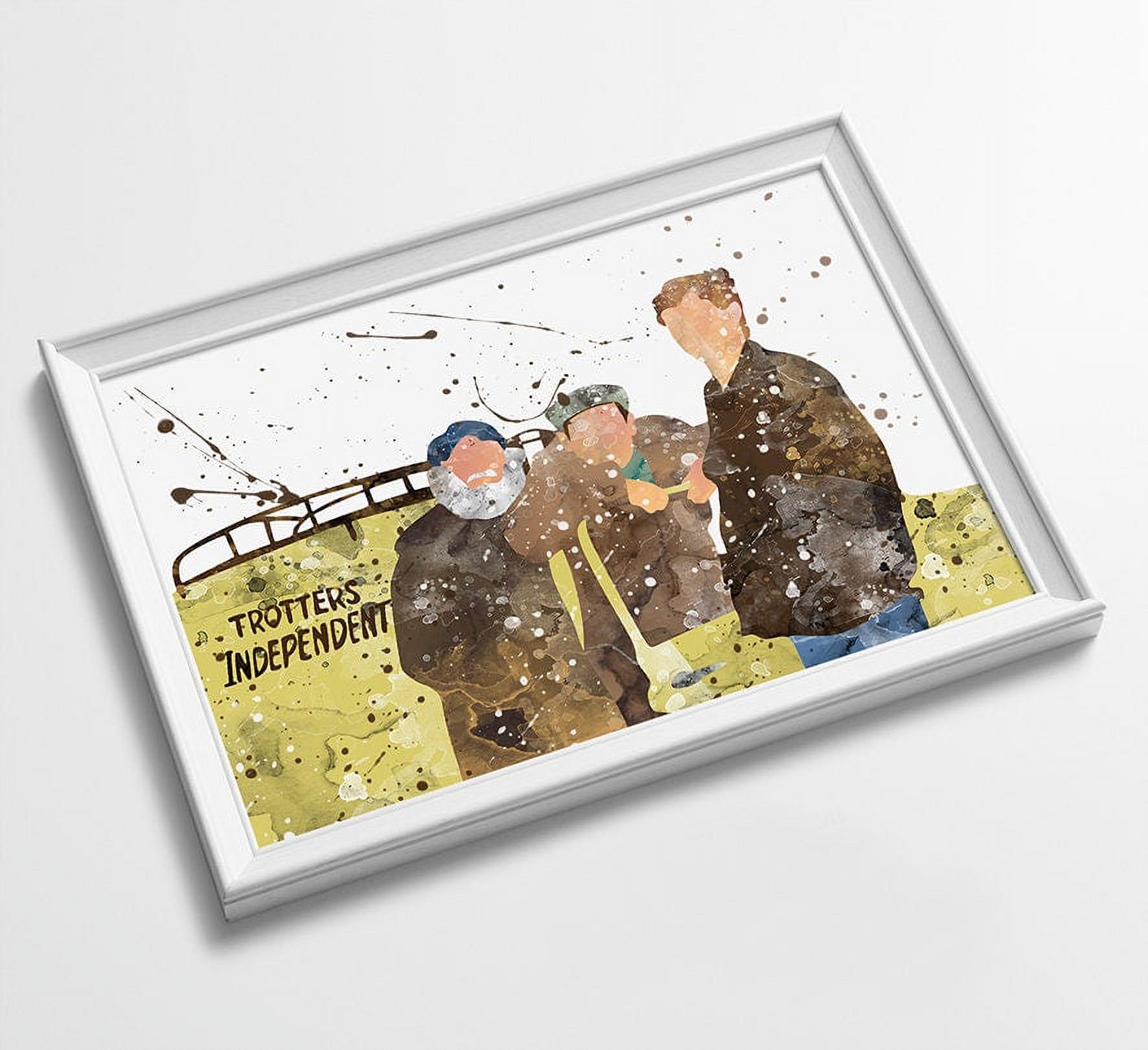 POSTER Del Boy & Rodney | Artwork | Minimalist Watercolor Art Print ...