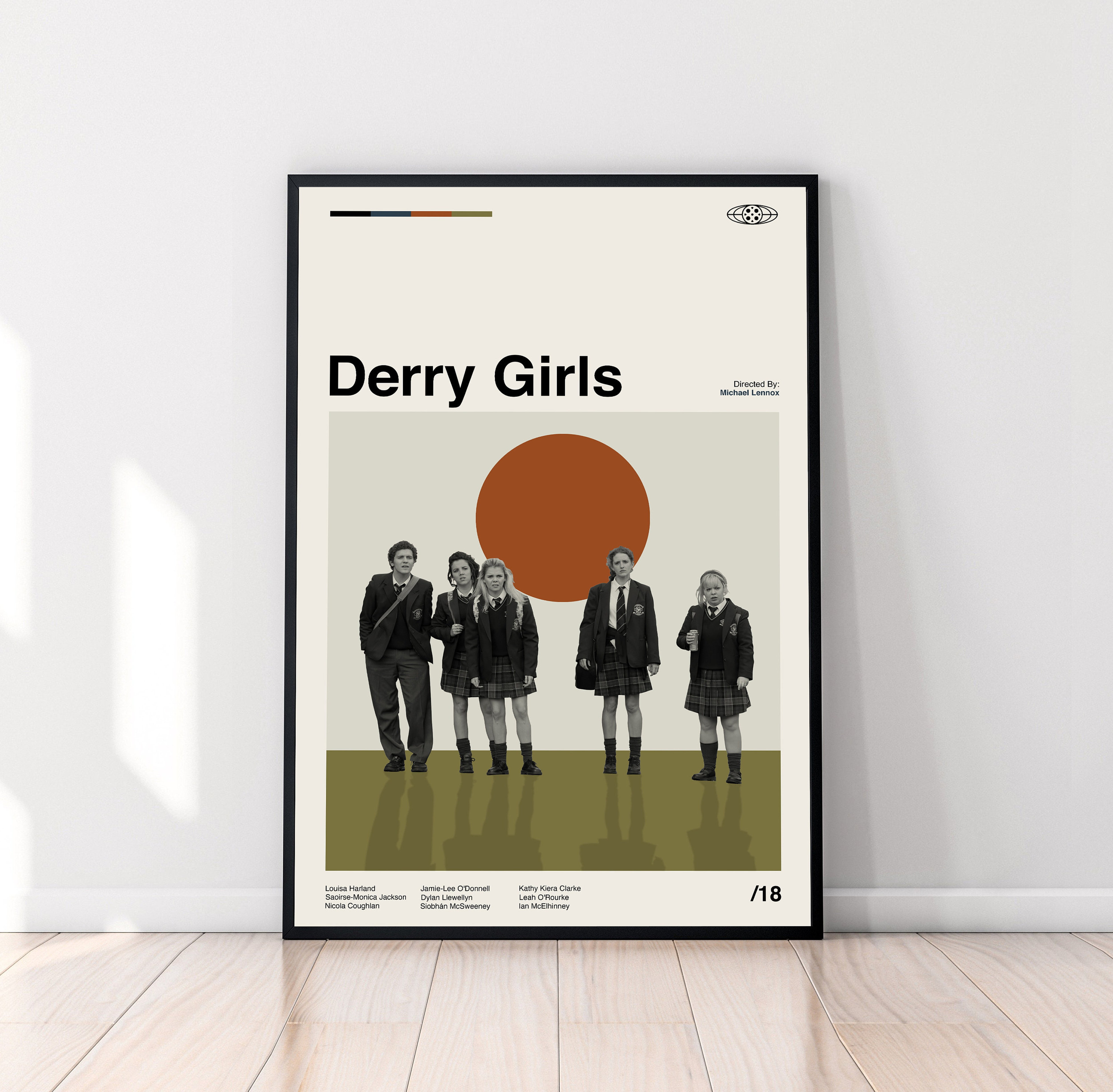 POSTER Derry Girls Tv Poster, Derry Girls , Tv Series Poster, Modern Art, Minimalist Art ...