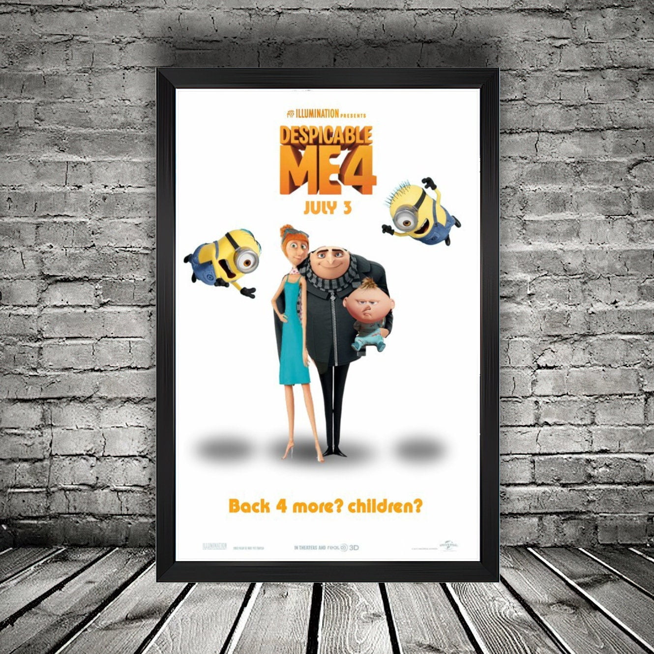 POSTER Despicable Me 4 (2024) Movie Posters | Steve Carell | Will ...