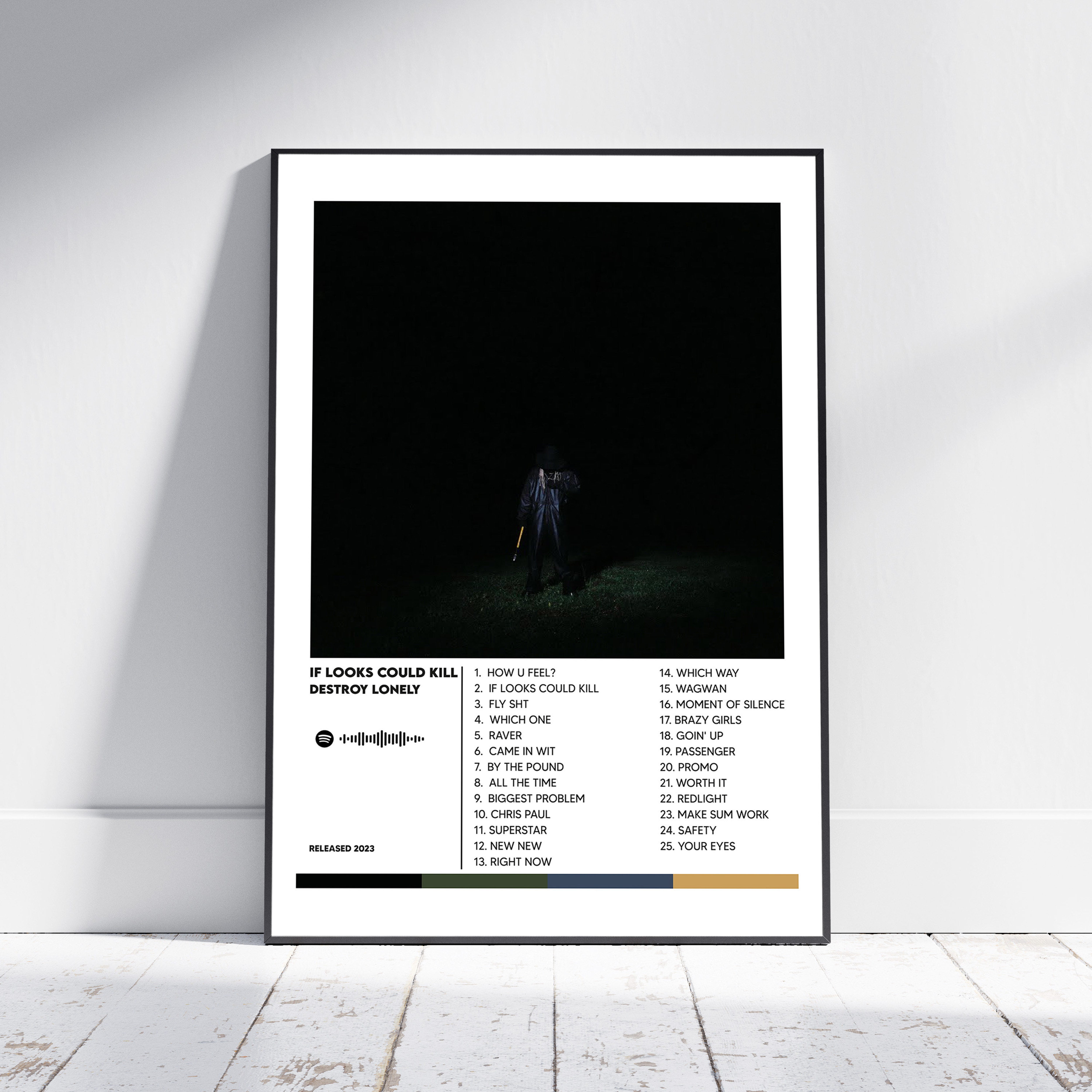 POSTER Destroy Lonely - If Looks Could Kill Album Poster / Album Cover ...