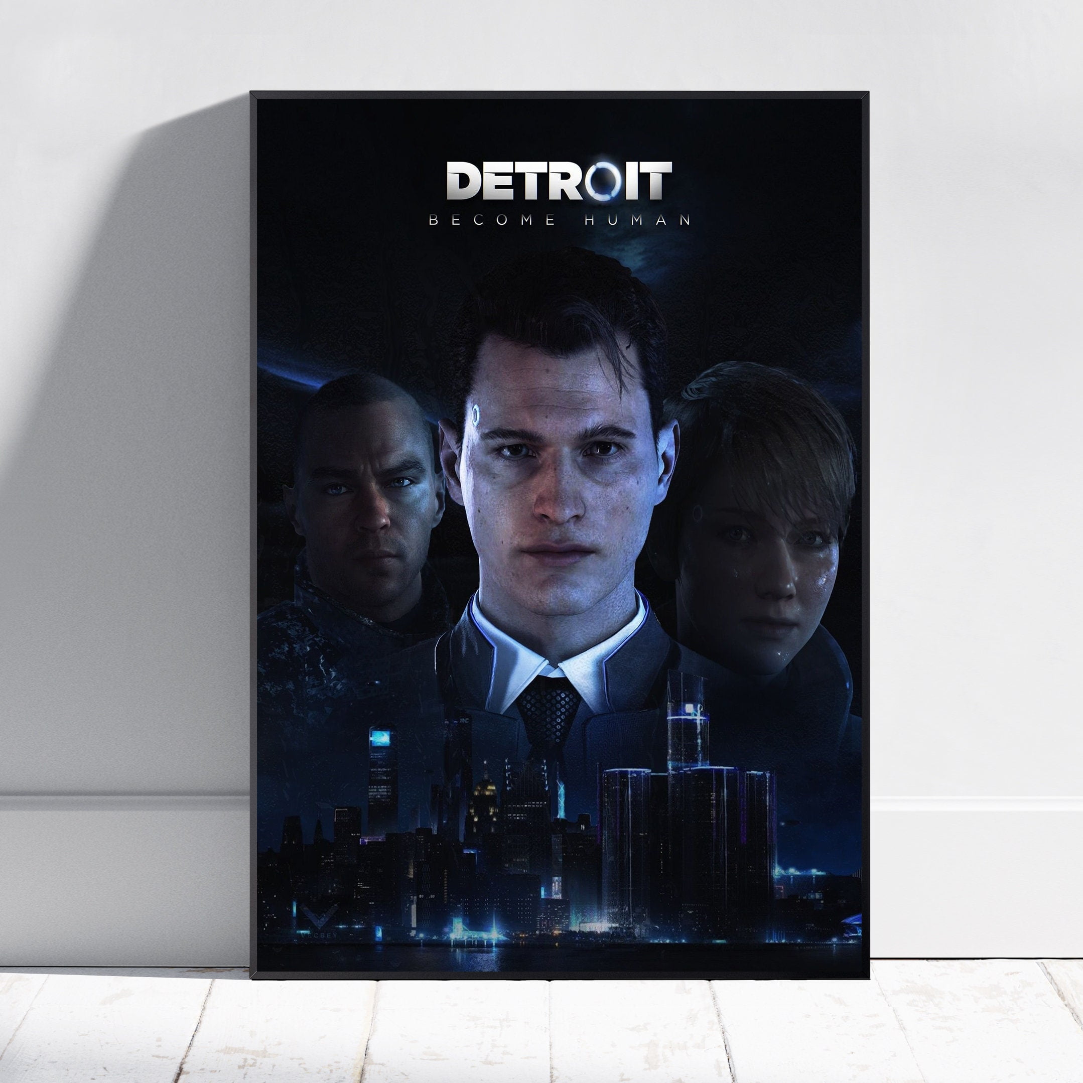 POSTER Detroit Become Human Poster, Markus Wall Art, Game Poster Gift ...
