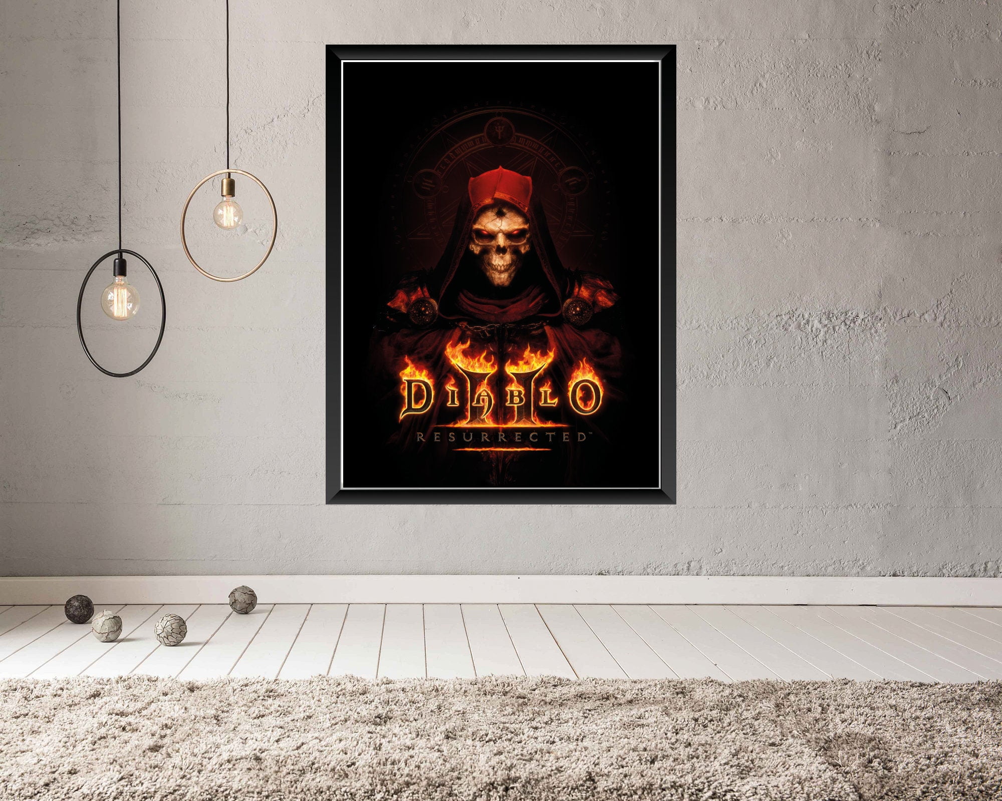 POSTER Diablo II Resurrected Arcade Video Game Poster-UNFRAMED ...