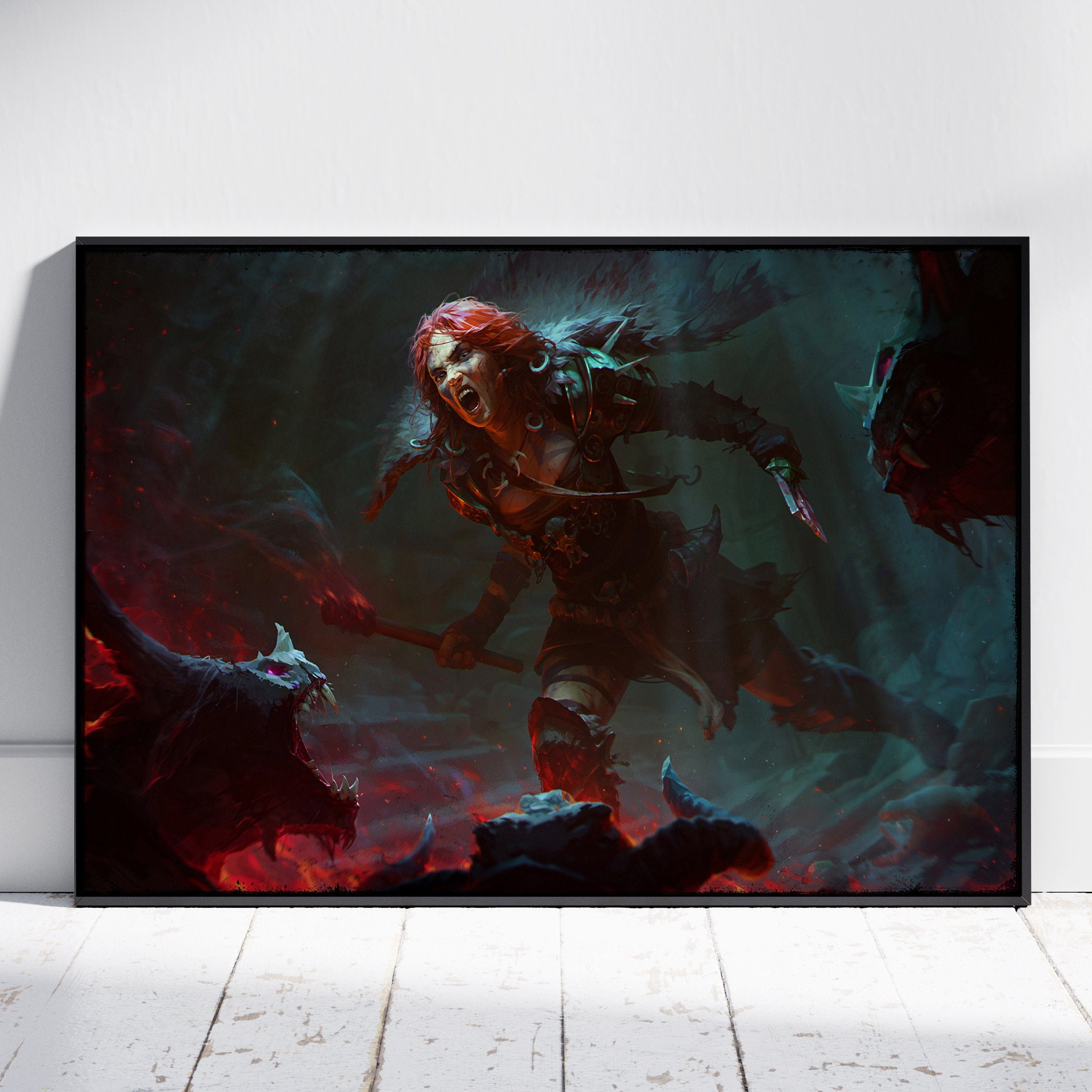 POSTER Diablo IV Poster, Daughter of Hatred Wall Art, Game Poster Gift ...