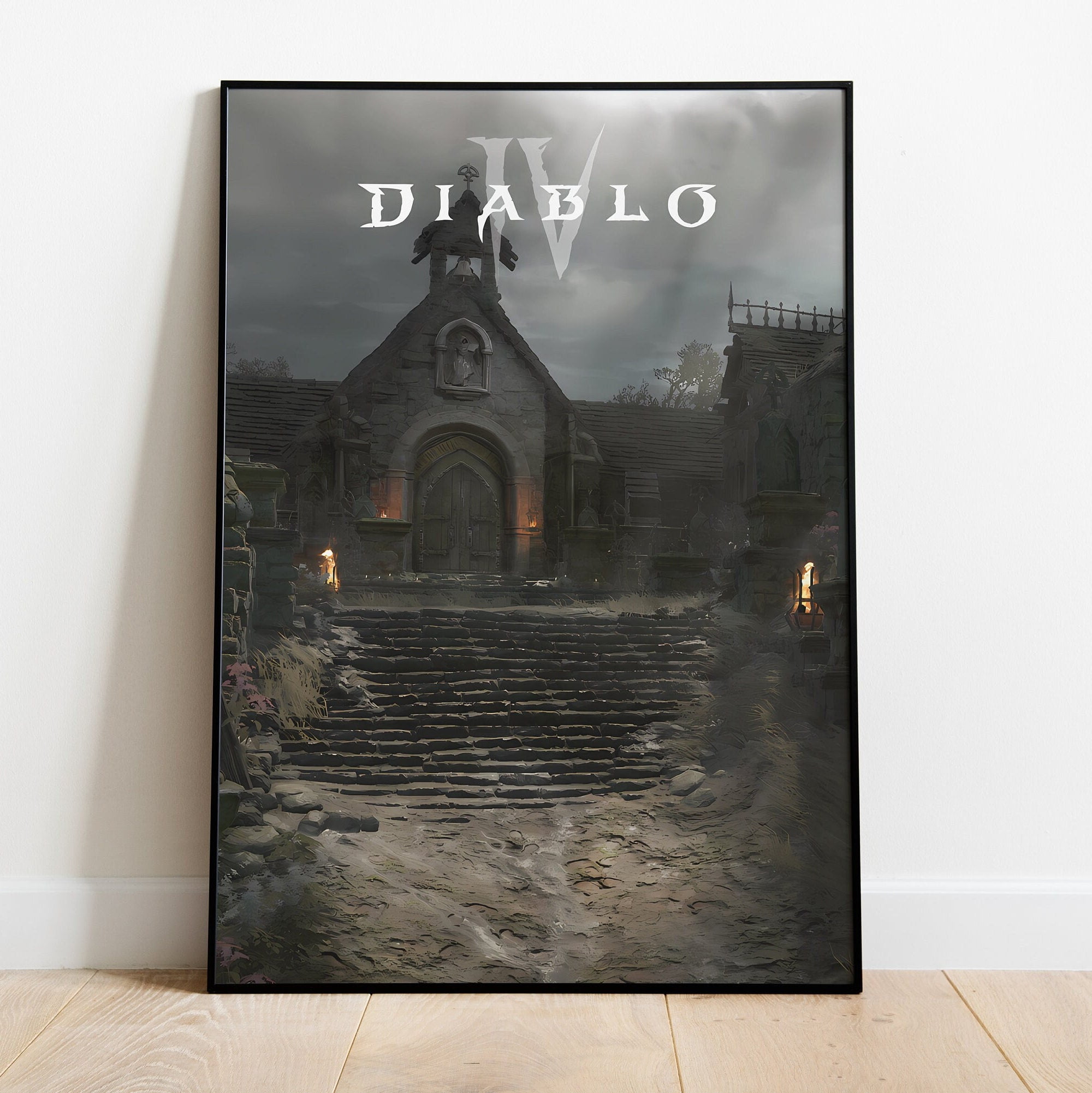POSTER Diablo IV Poster, Map Wall Art & Fine Art Print, Home Decor ...