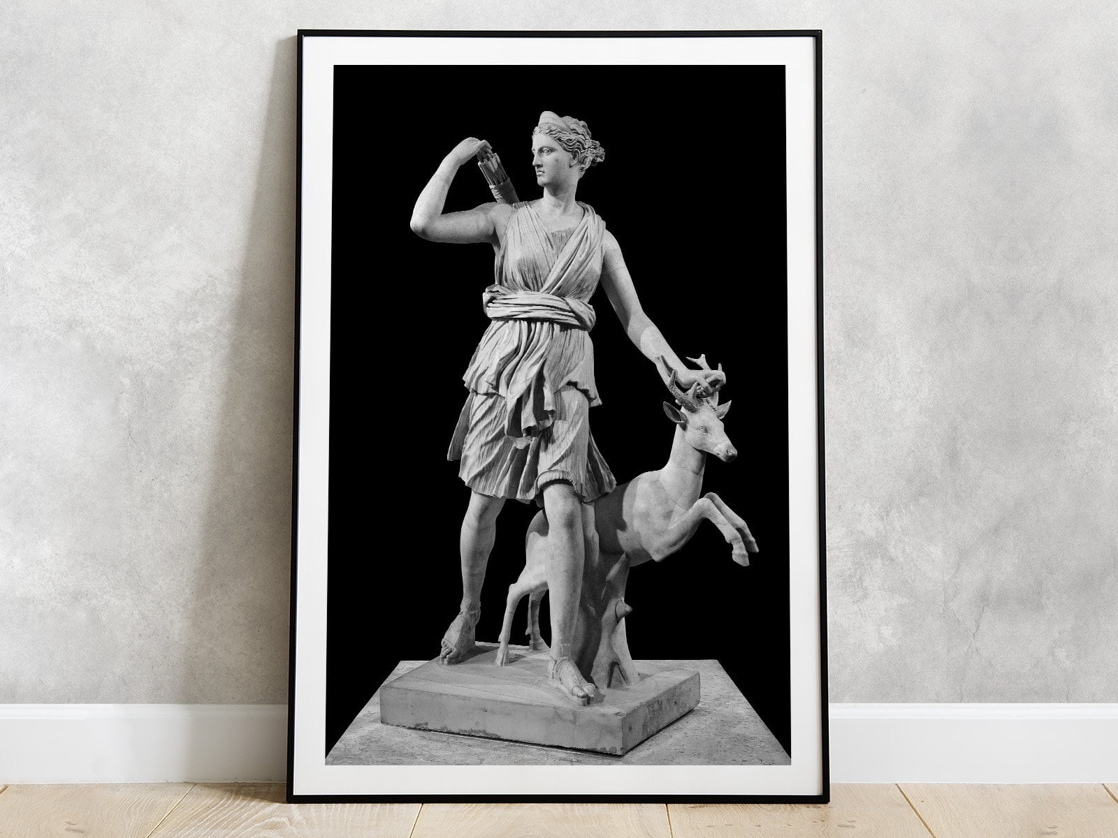 POSTER Diana of Versailles Statue WALL ART sculpture PRINT | Roman copy ...