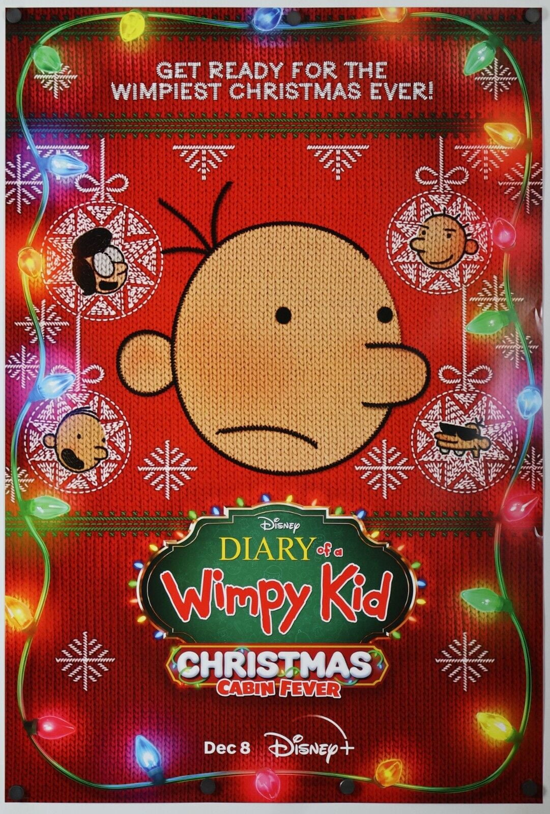 POSTER Diary Of A Wimpy Kid Christmas Cabin Fever original DS movie poster --24x36-UNFRAMED ...