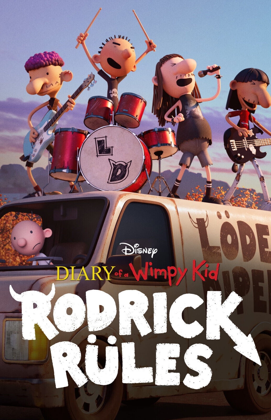 POSTER Diary of a Wimpy Kid Rodrick Rules Film 2022 Band Movie Poster ...