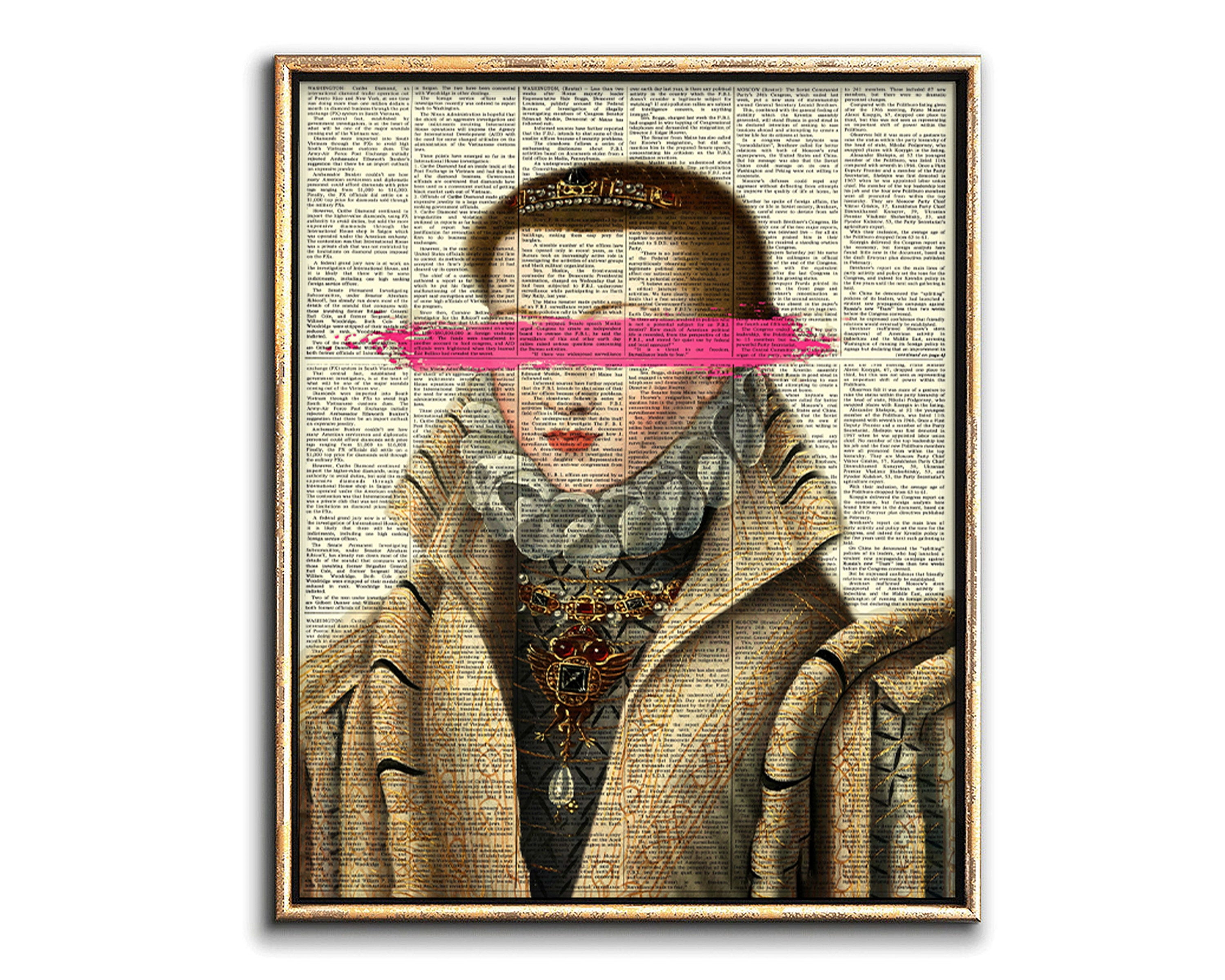 POSTER Dictionary Art Print, Dictionary Art, Book Page Painting ...