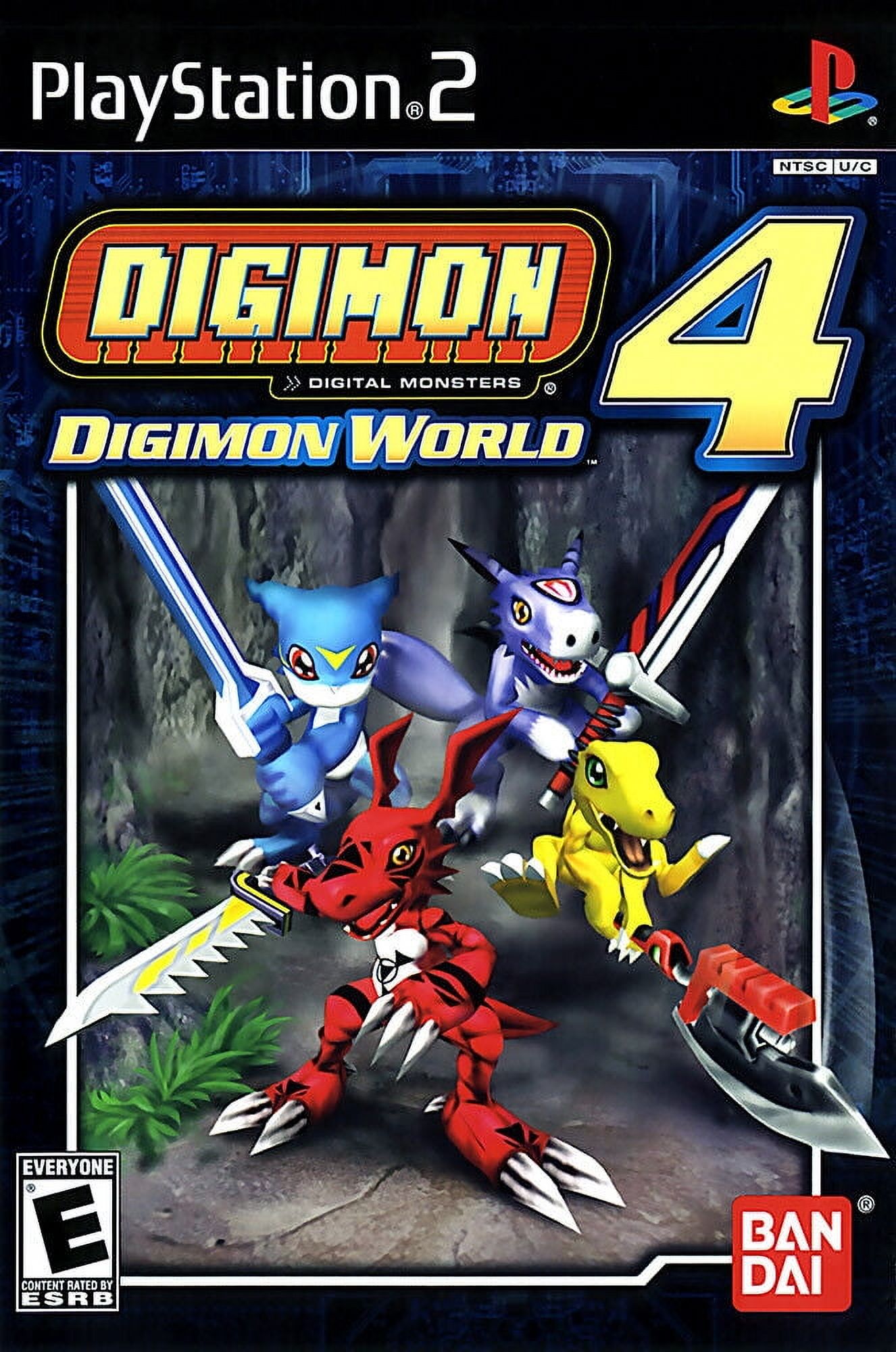 POSTER Digimon World 4 PS2 BOX ART Premium POSTER MADE IN USA-24x36 ...