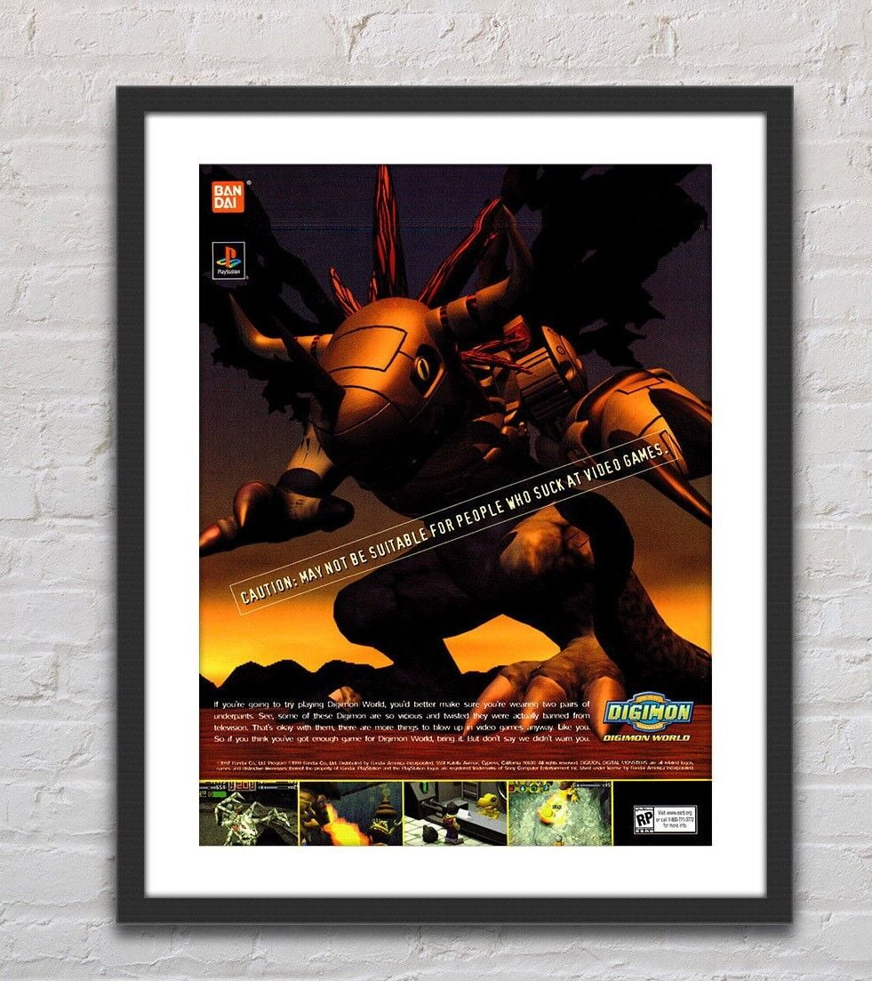 POSTER Digimon World Playstation PS1 Poster-8x12-UNFRAMED - Walmart.com