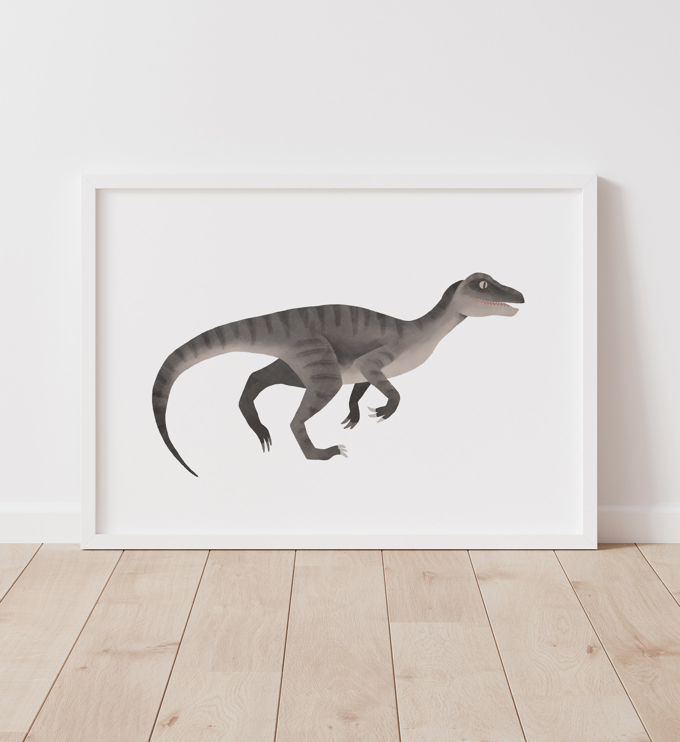 POSTER Dinosaur Nursery Decor, Dinosaur Print, Raptor Poster ...