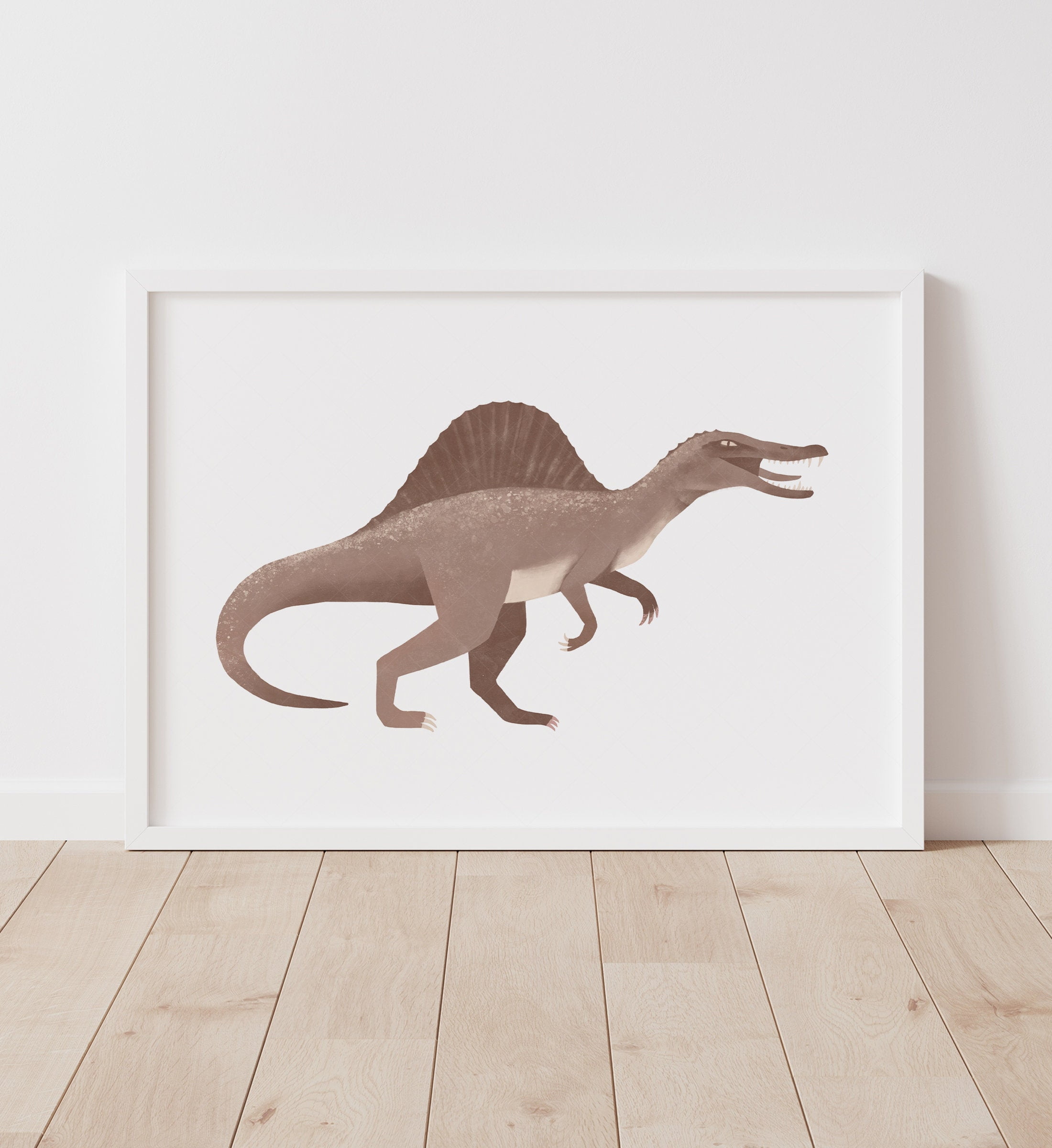 POSTER Dinosaur Nursery Decor, Dinosaur Print, Spinosaurus Poster, Wall ...