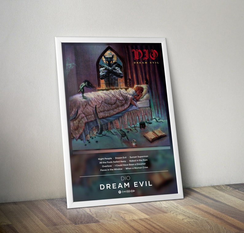 POSTER Dio Poster Print | Dream Evil Poster | Album Poster Prints | s ...