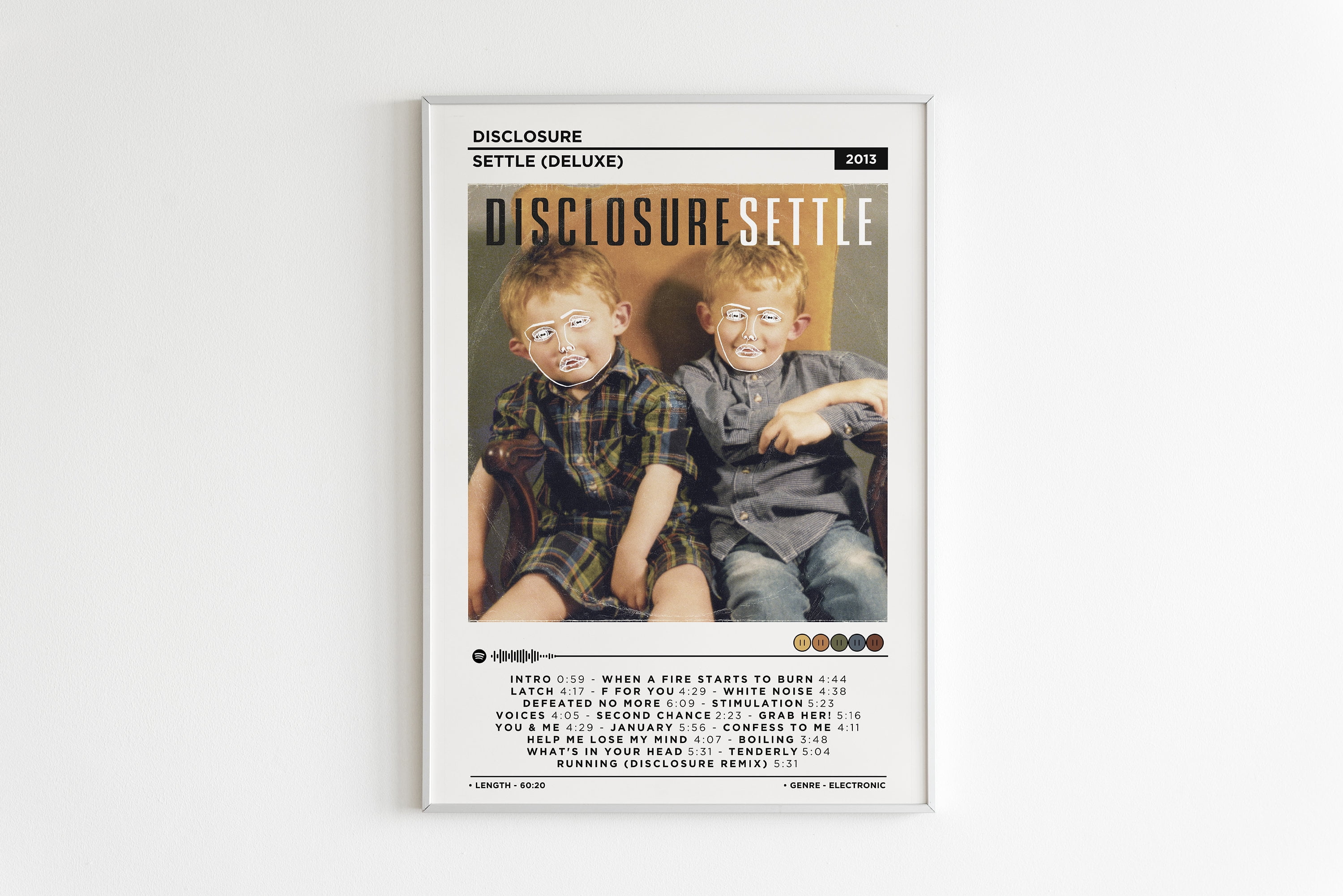 POSTER Disclosure - Settle (Deluxe) Album Poster / Album Cover Poster ...