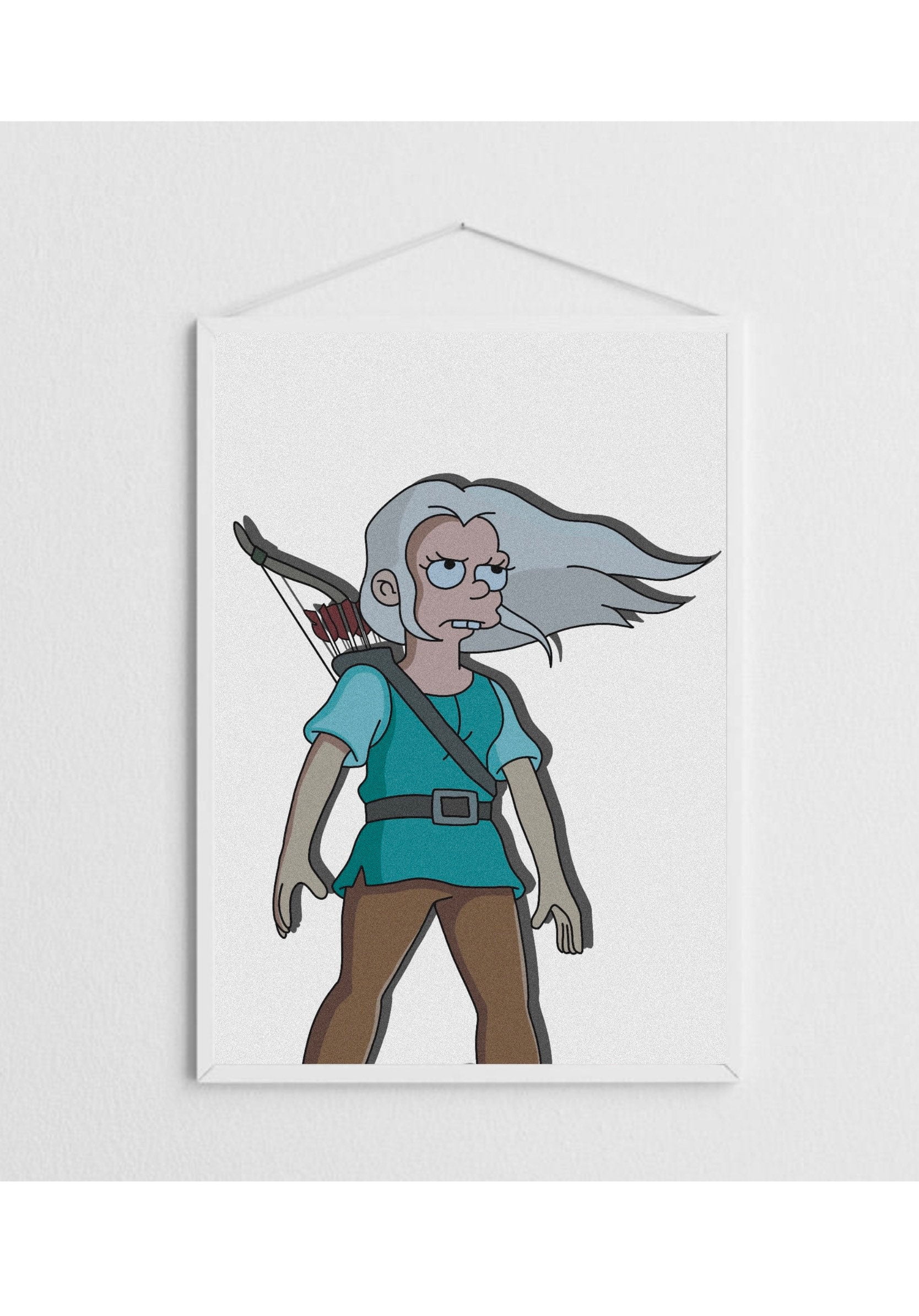 POSTER Disenchantment TV Show Poster, Bean Character Print-UNFRAMED ...