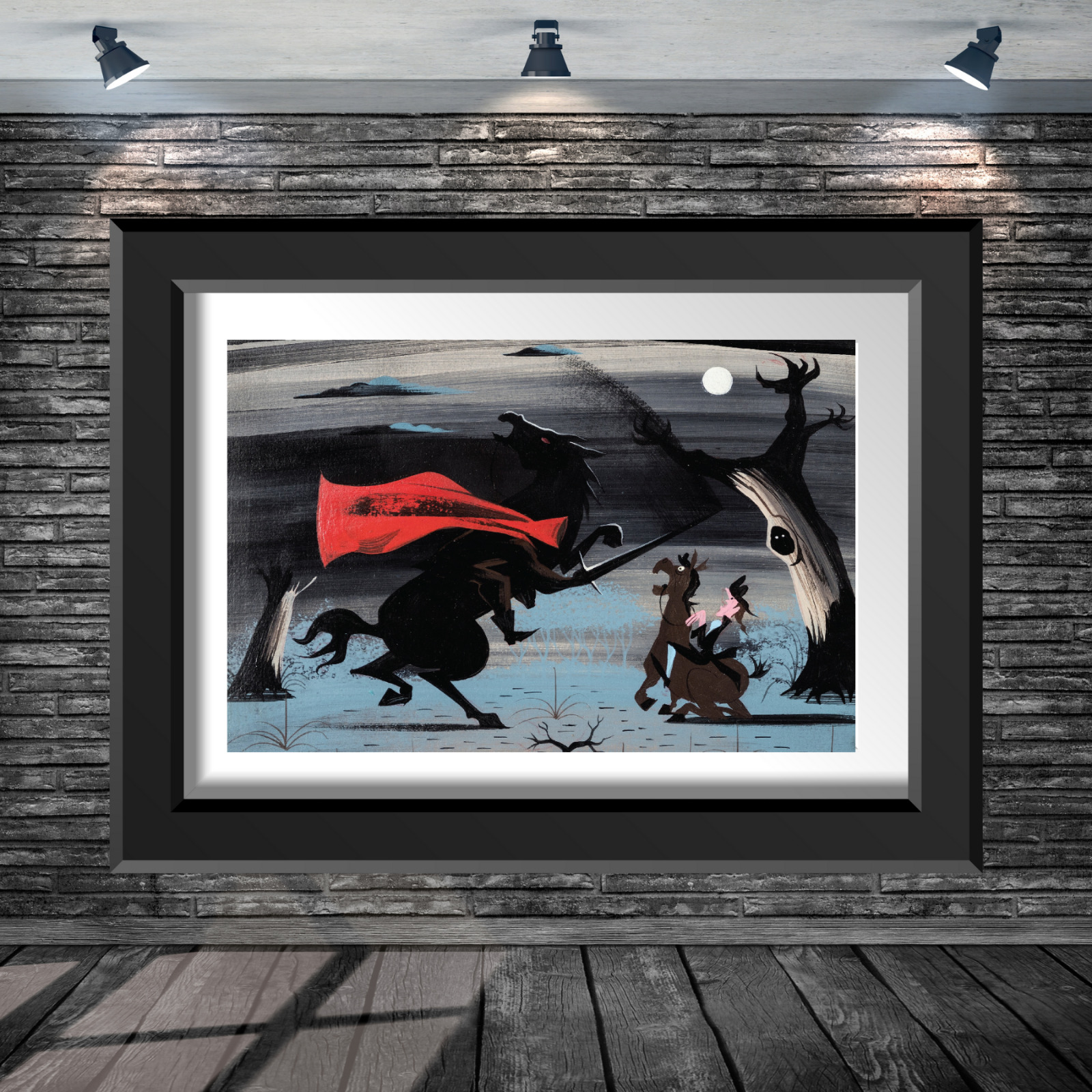 POSTER Disney Headless Horseman Sleepy Hollow Ichabod Mary Blair Poster ...