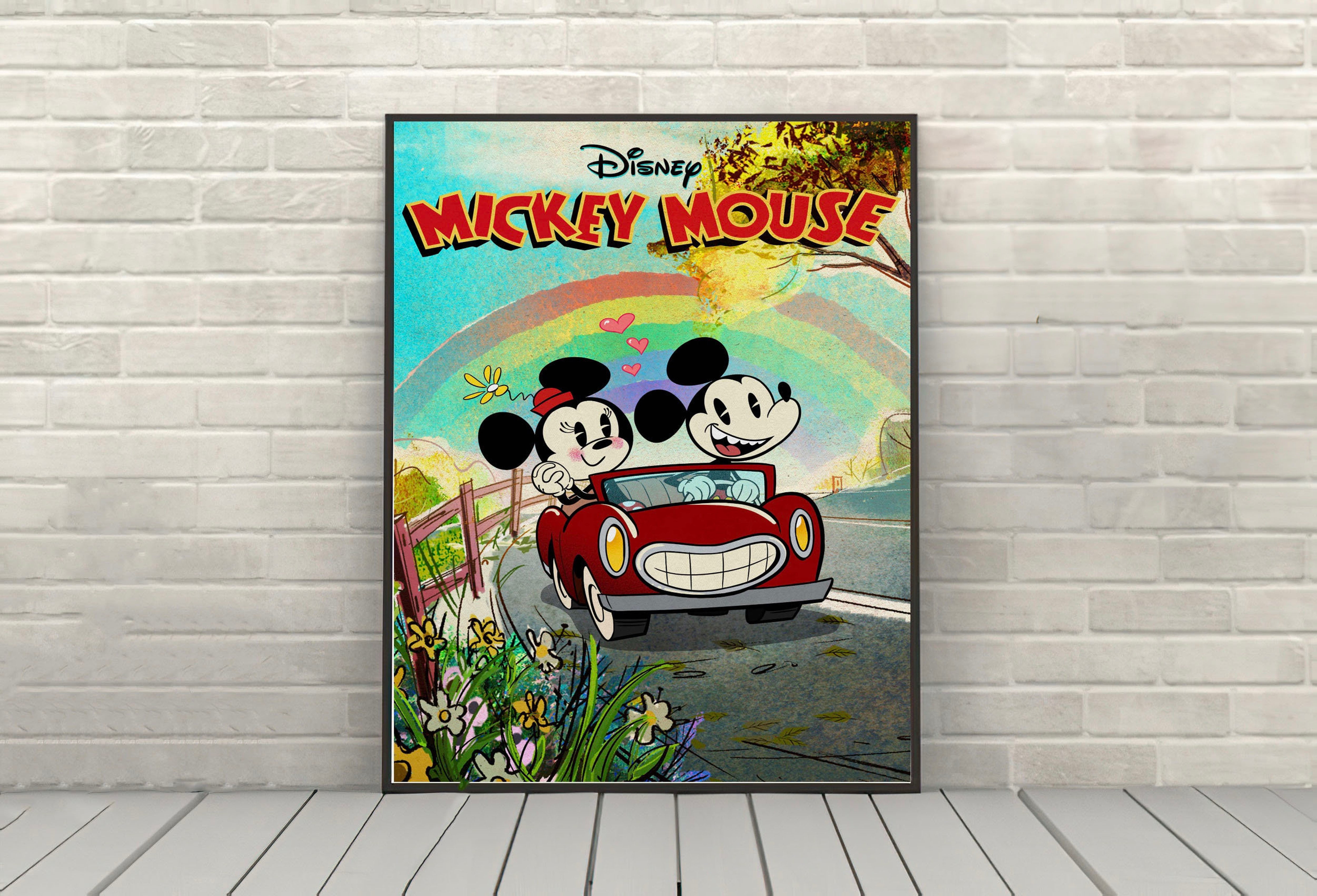 POSTER Disney Mickey Mouse Poster Mickey and Minnie's Runaway Railway ...
