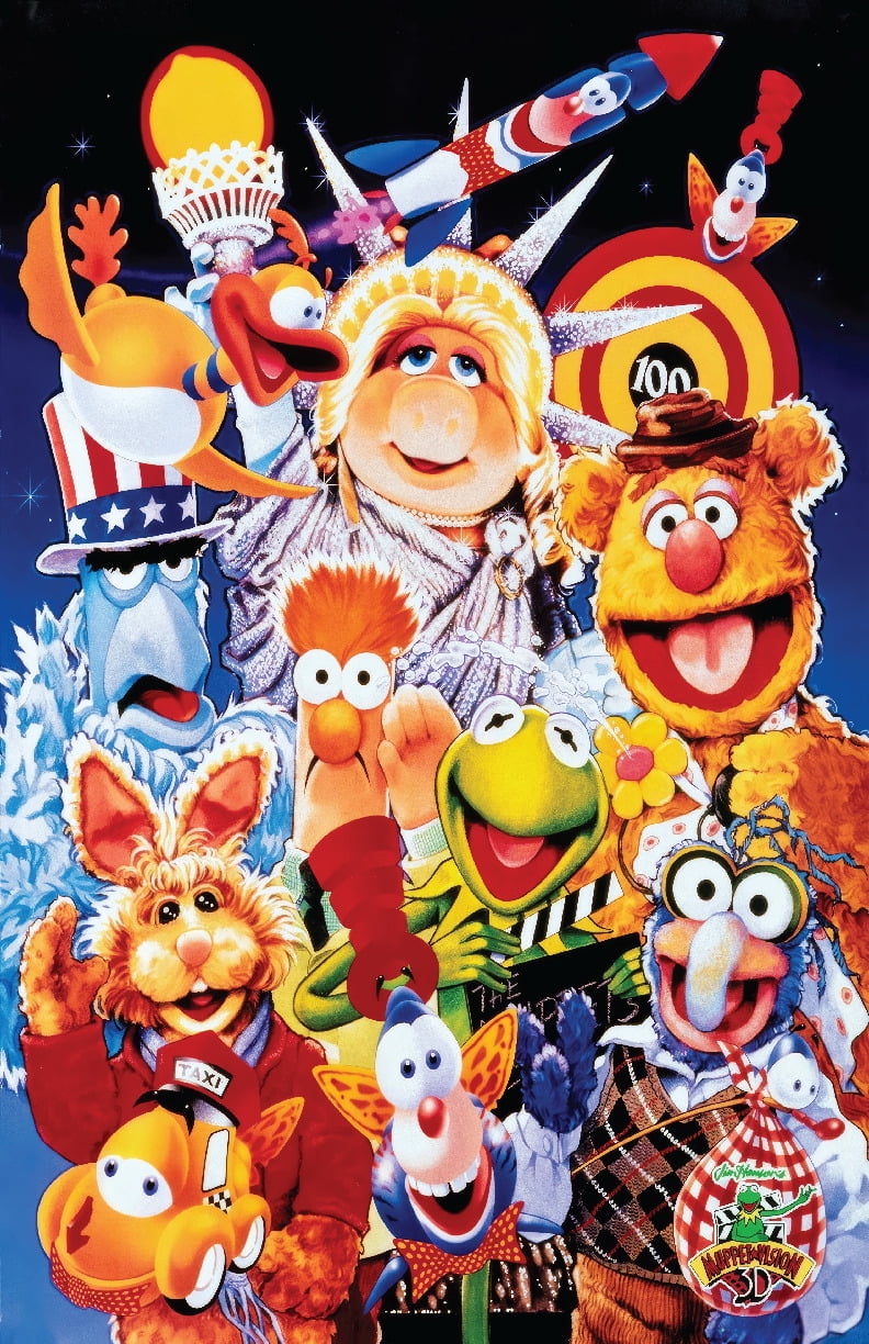 POSTER Disney Muppetvision Muppet Vision 3d Attraction Poster-24x36 ...