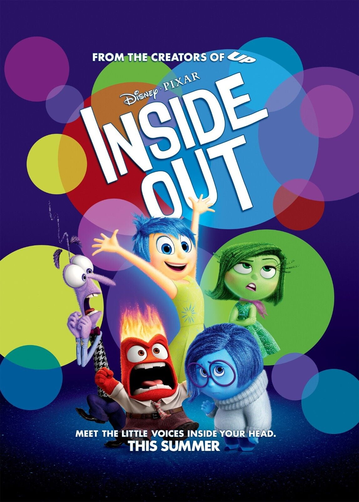 POSTER Disney Pixar Inside Out Movie Premium POSTER MADE IN USA-24x36 ...