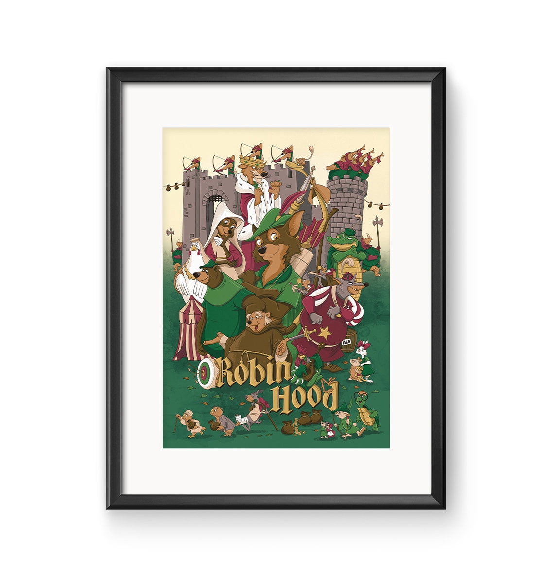 POSTER Disney Robin Hood Poster Print-UNFRAMED - Walmart.com