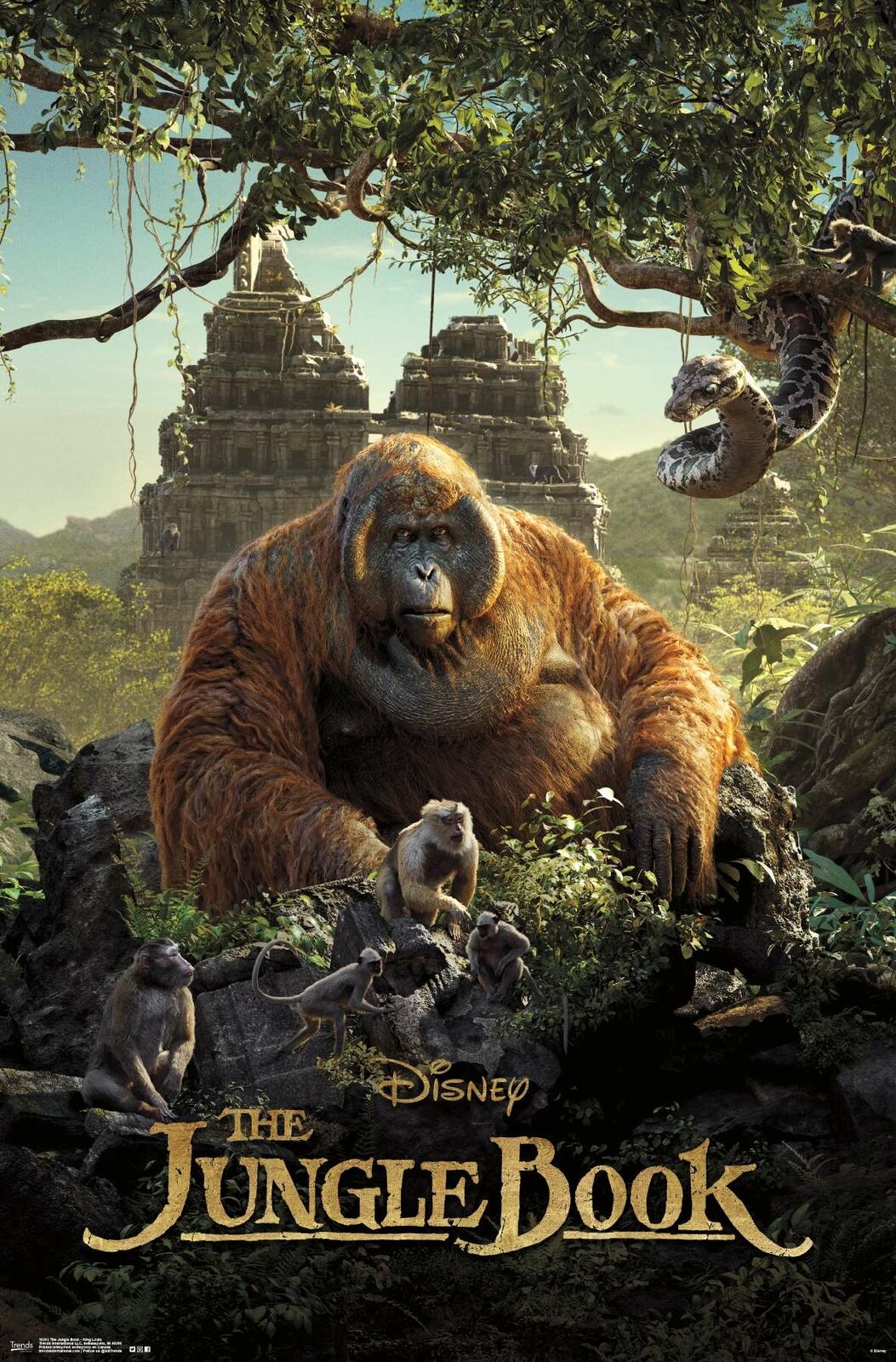 POSTER Disney The Jungle Book - King Louie Poster-8x12-UNFRAMED ...