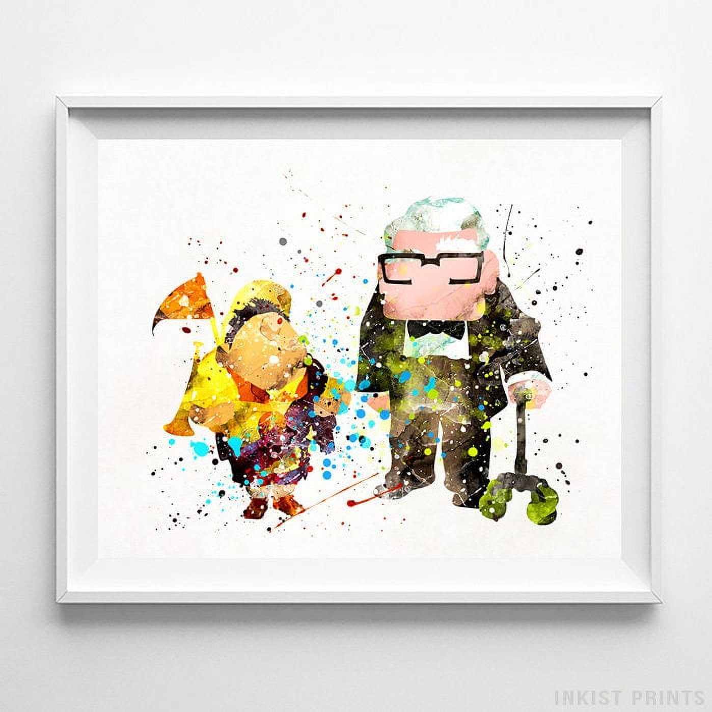 POSTER Disney Up, Up Poster, Disney Print, Carl Russell Print, Up ...