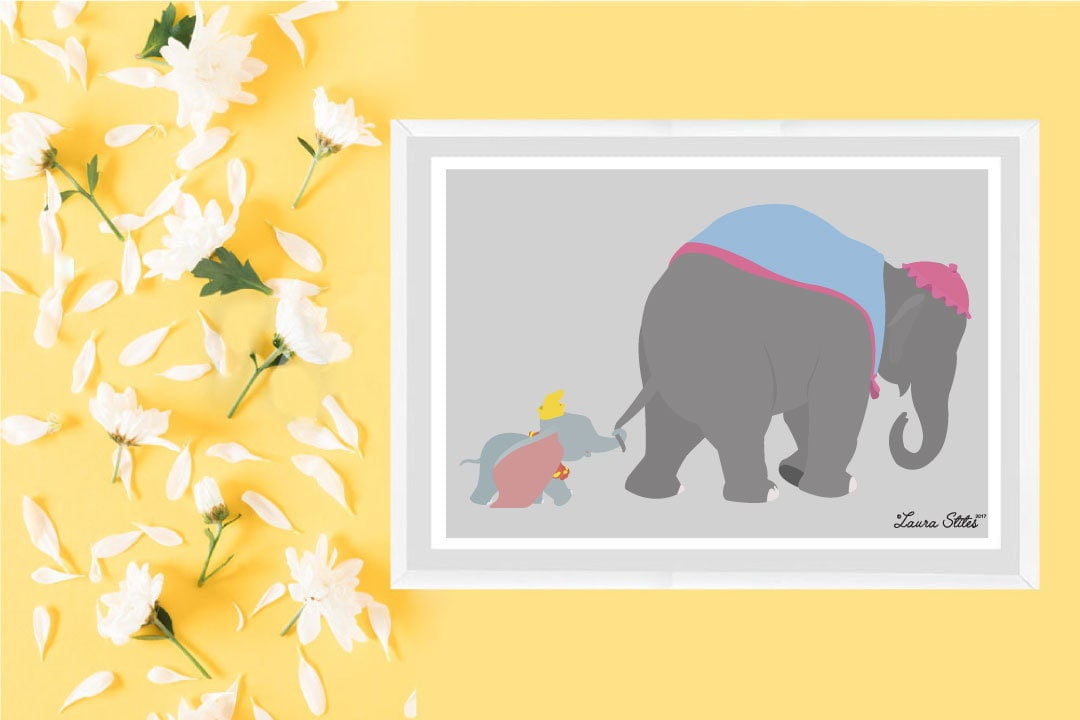 POSTER Disney's Dumbo Poster/Print - dumbo elephant disney animals ...