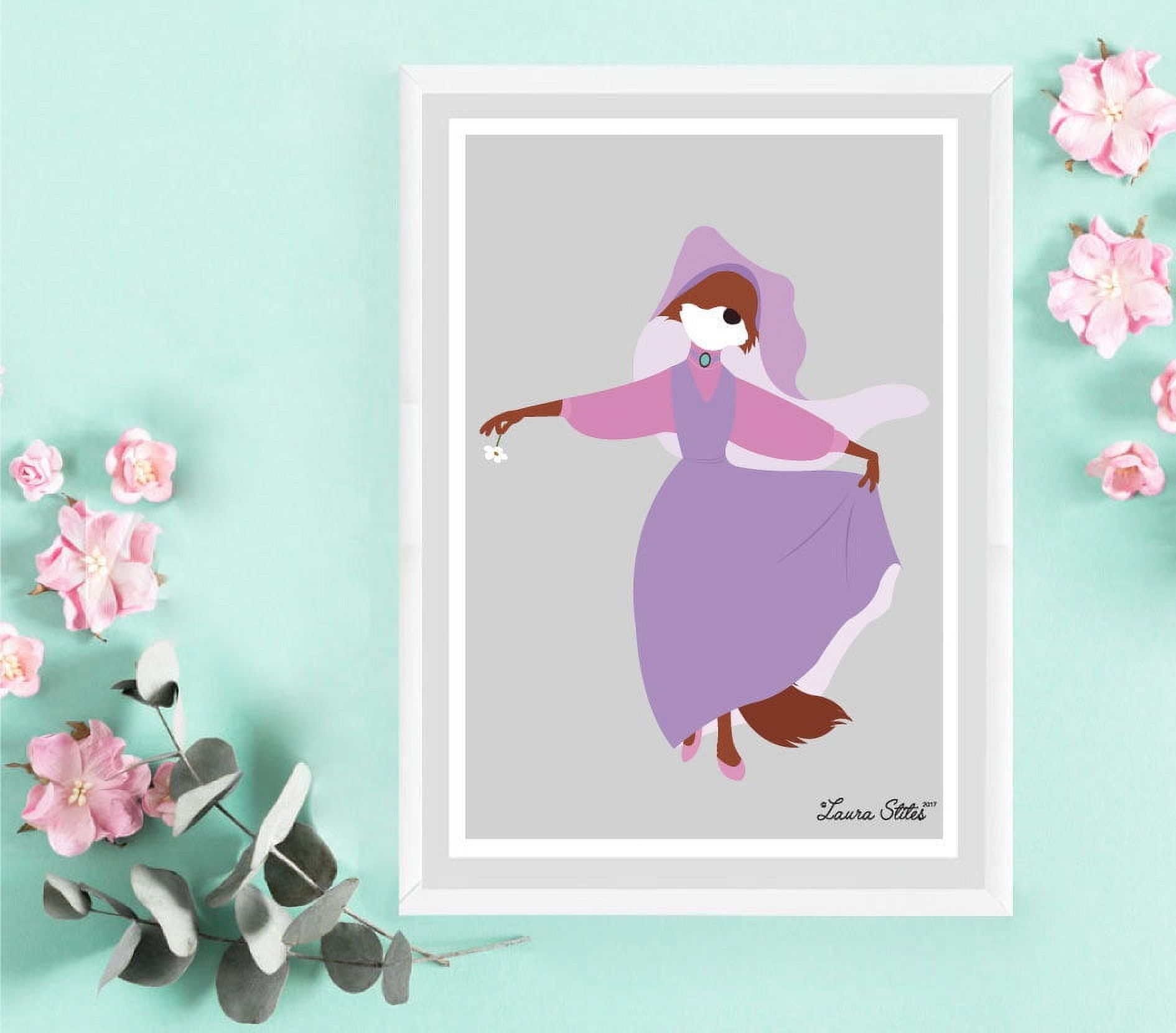 POSTER Disney's Robin Hood Maid Marian Poster/Print - minimalist robin ...