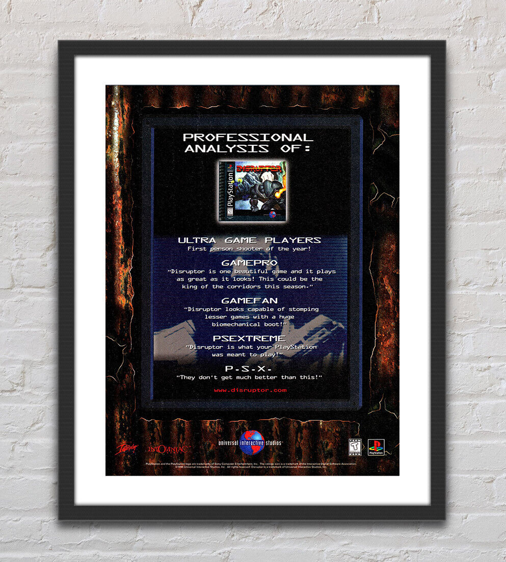 POSTER Disrupter Playstation PS1 Poster-8x12-UNFRAMED - Walmart.com