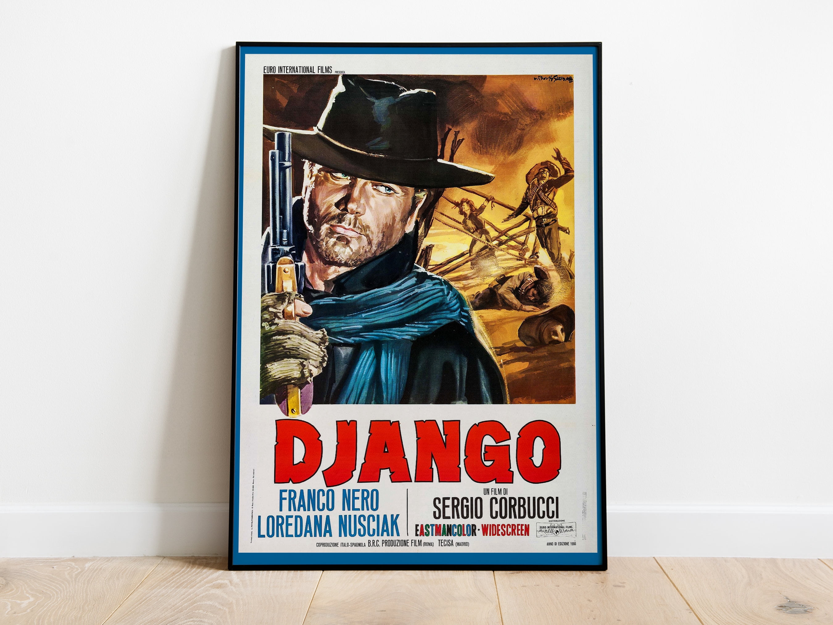POSTER Django, Sergio Corbucci, Franco Nero, 1966 - Vintage Restored ...