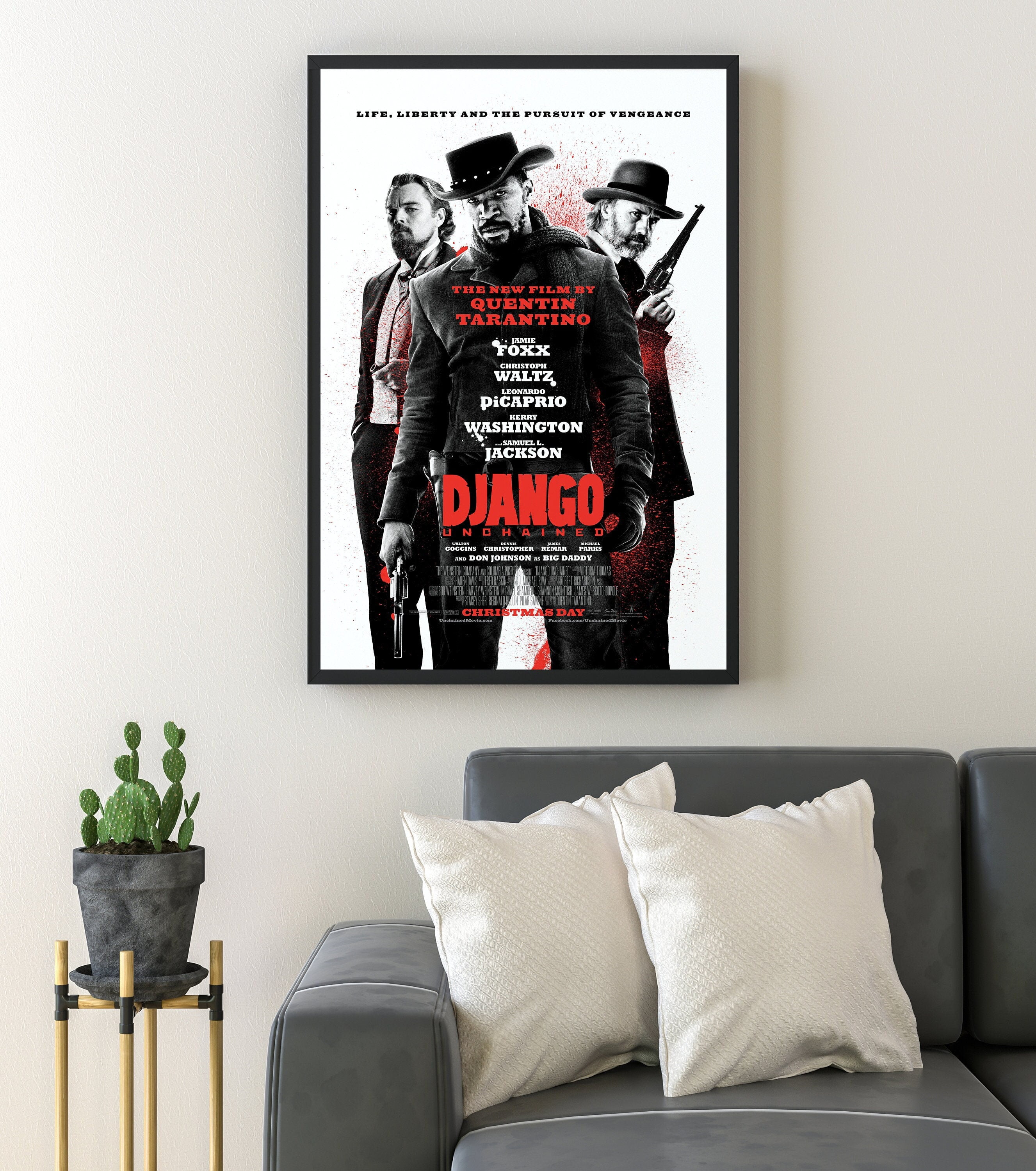 Poster Django Unchained - Movie Poster -UNFRAMED - Walmart.com